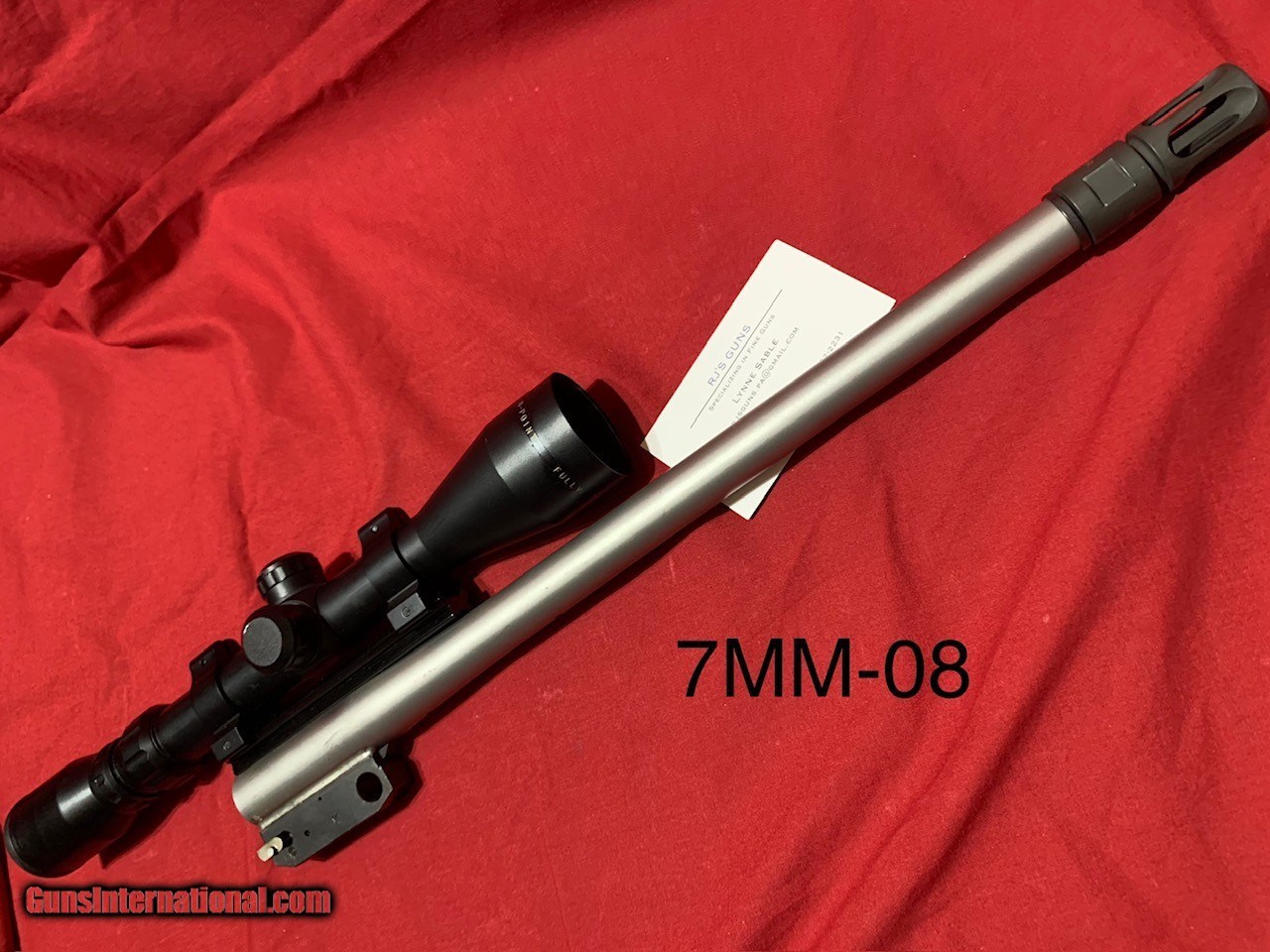 Thompson Center Encore 7MM-08 barrel