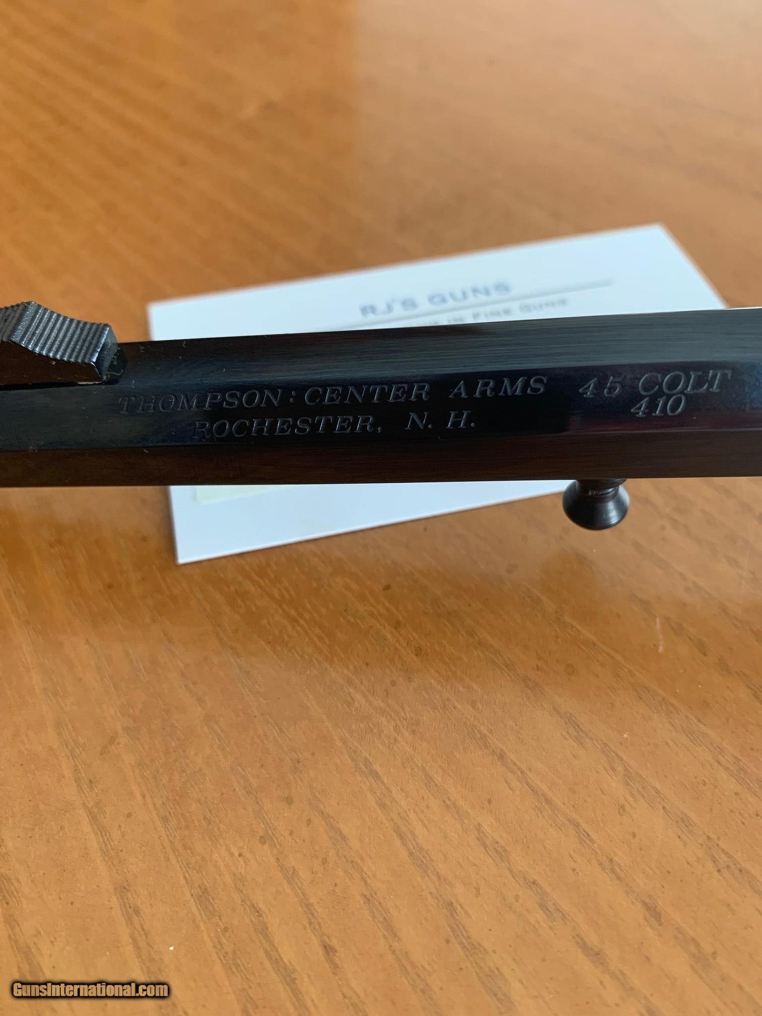 Thompson Center Contender 45/410 Octagon Barrel