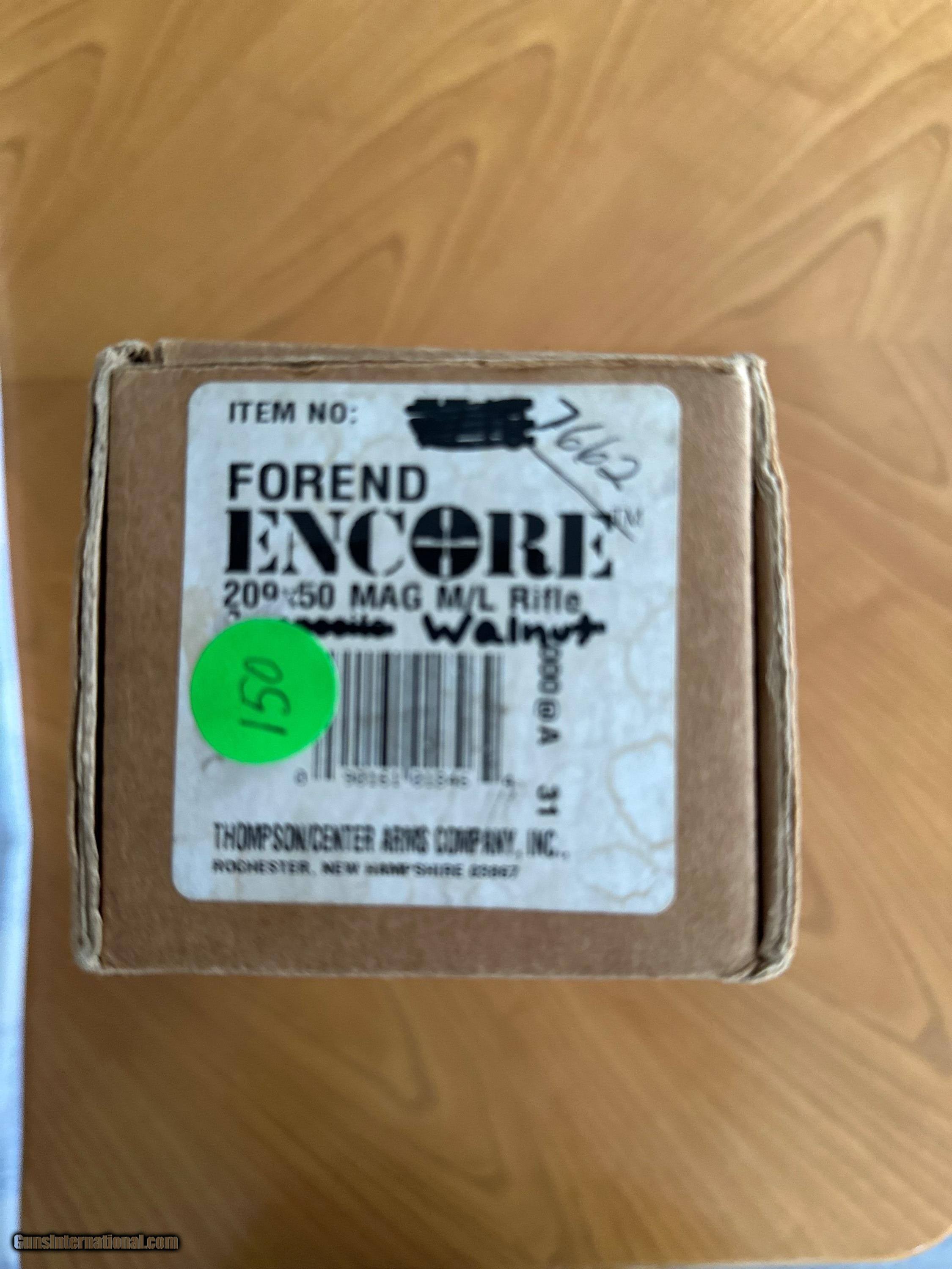 Thompson Center Encore Wood Muzzloader Fore arm for sale