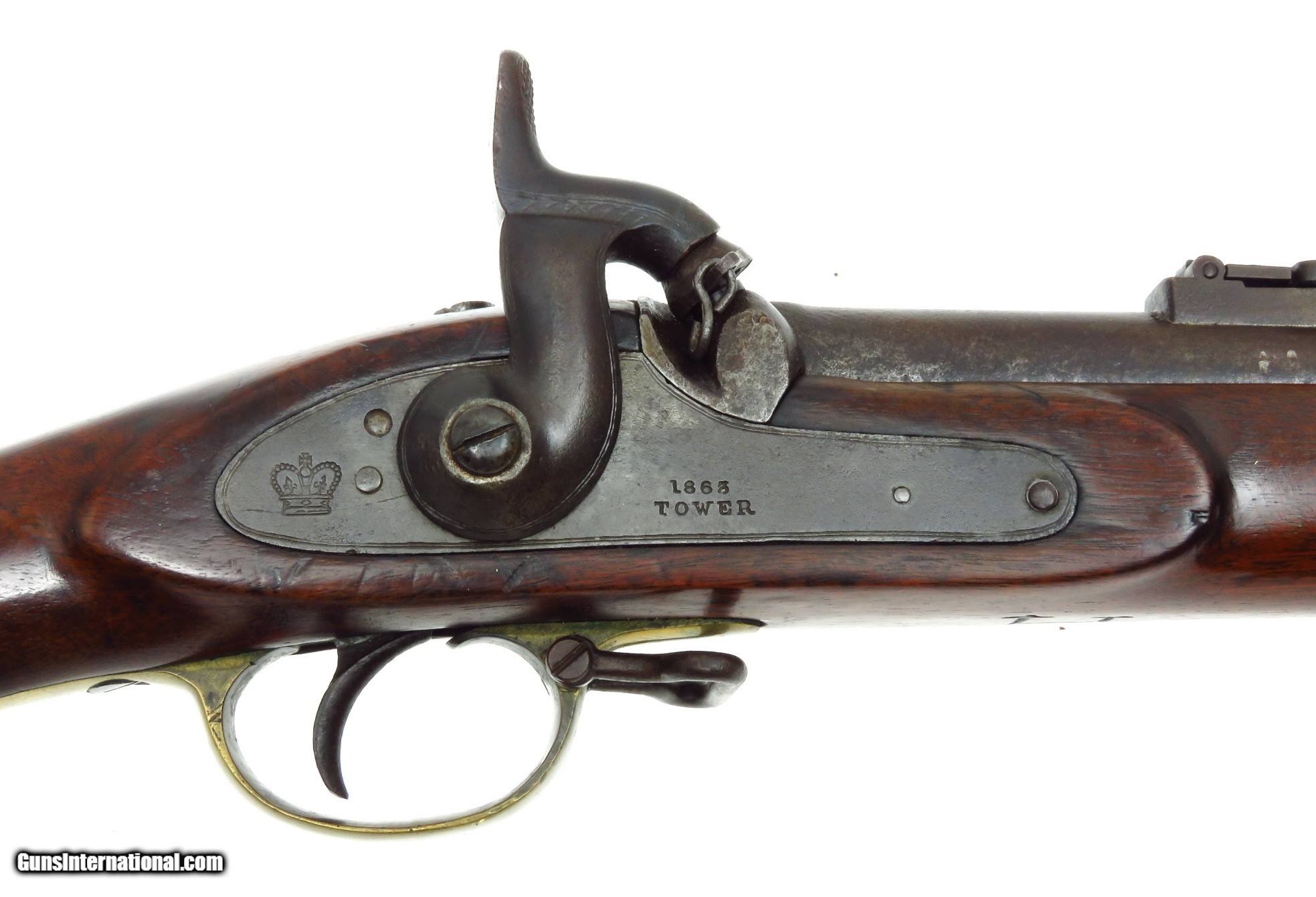 Enfield Pattern 1853 Type III Civil War Musket 58 Caliber 1863 Tower ...