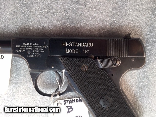 Hi Standard Model B Type 2 22lr