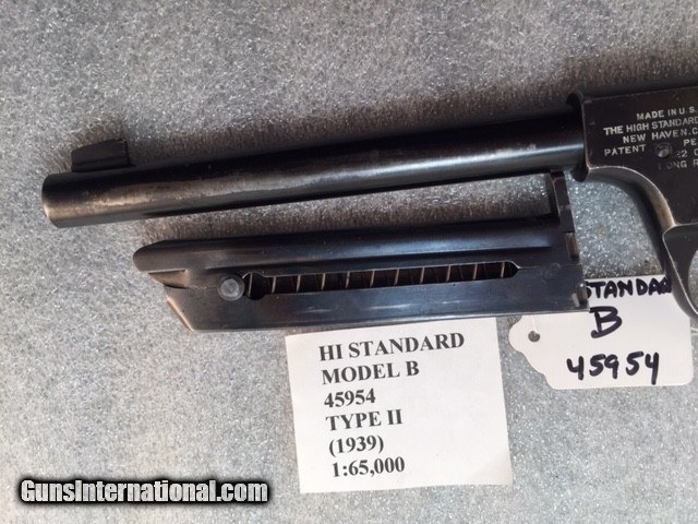 Hi Standard Model B Type 2 22lr