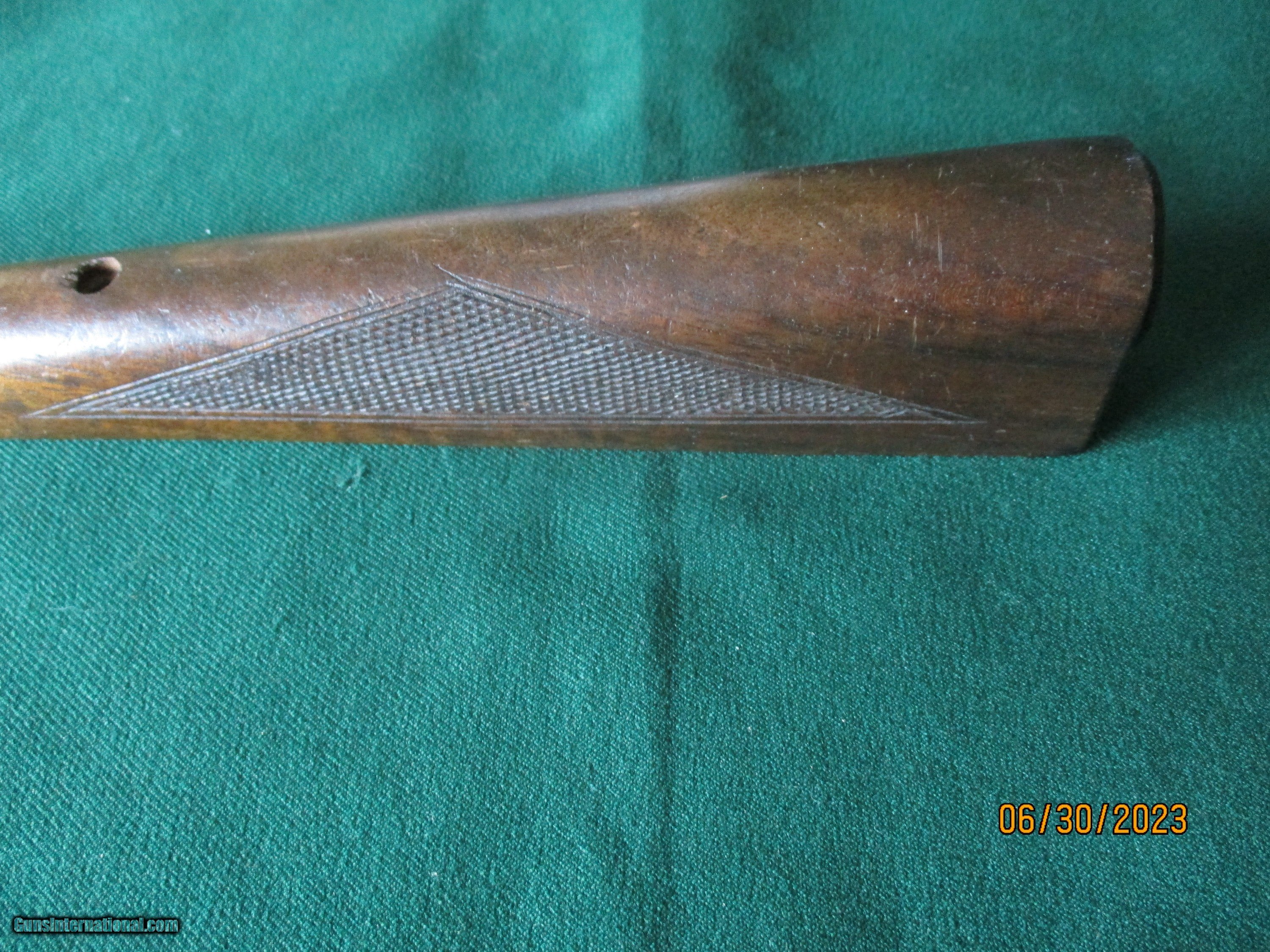 Savage 1899 checkered forearm for earlier rifle