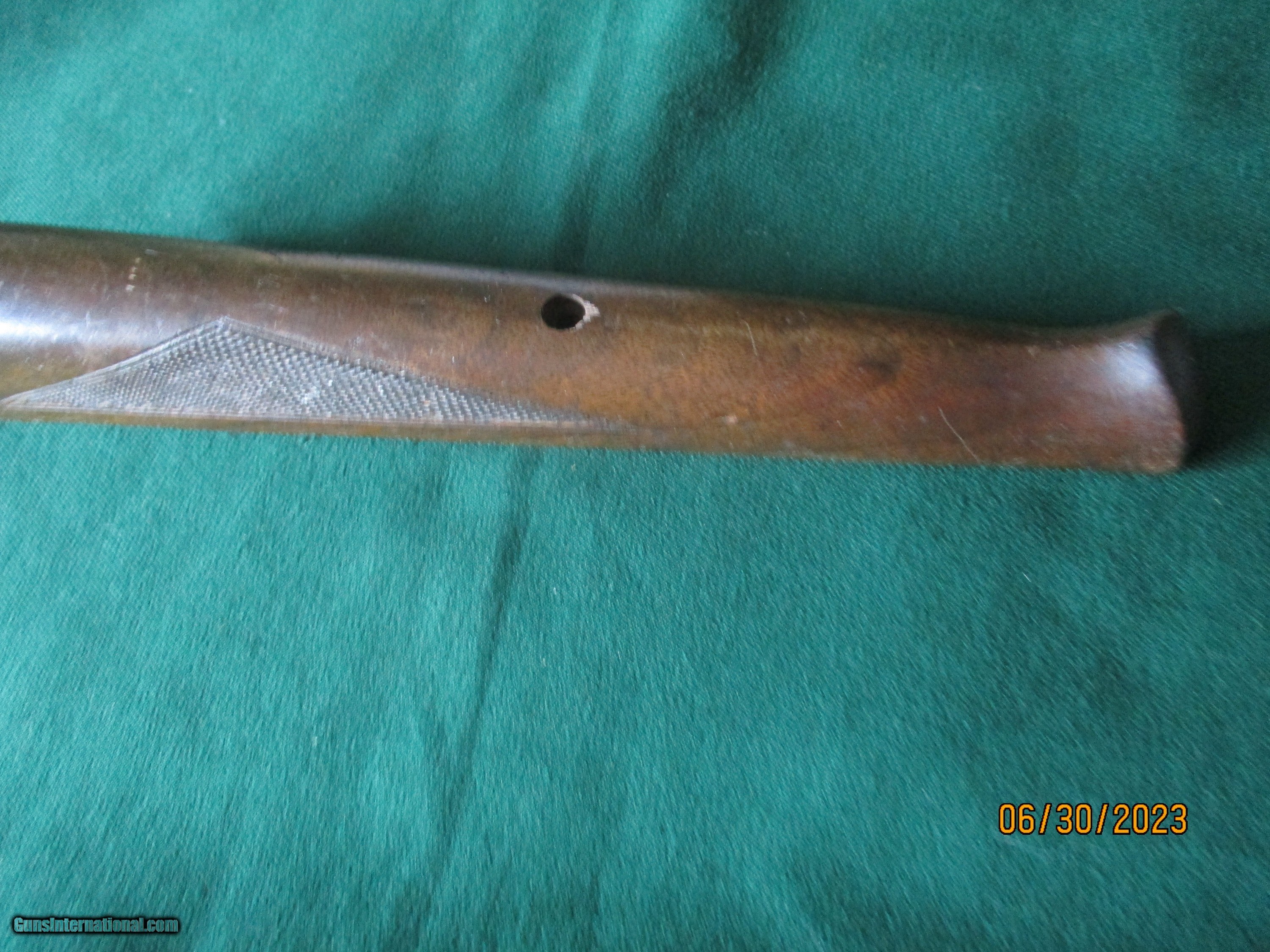 Savage 1899 checkered forearm for earlier rifle