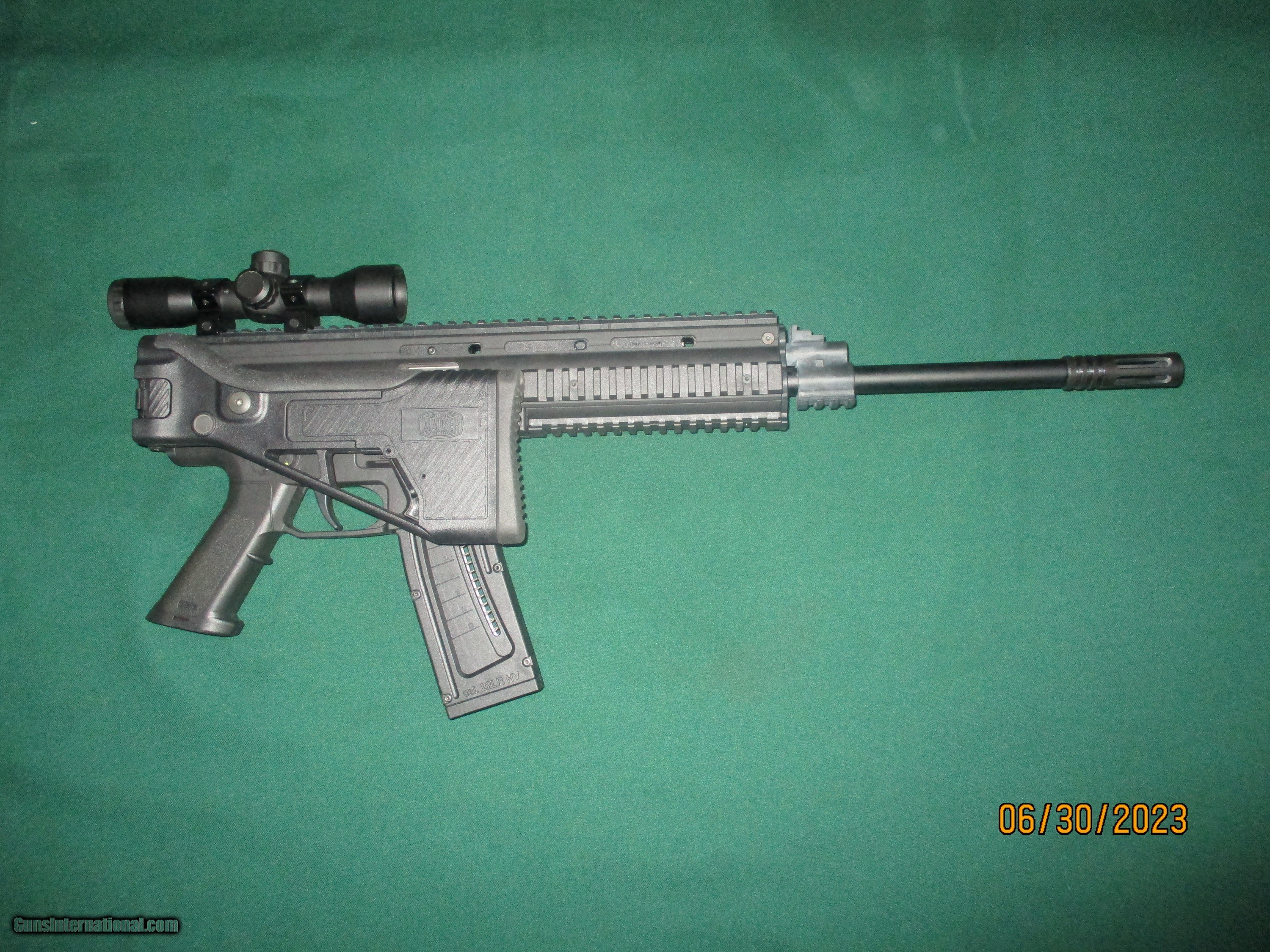 GSG M15 MP5 (European Market only) Heckler Koch mfg,, 22 cal. open bolt ...