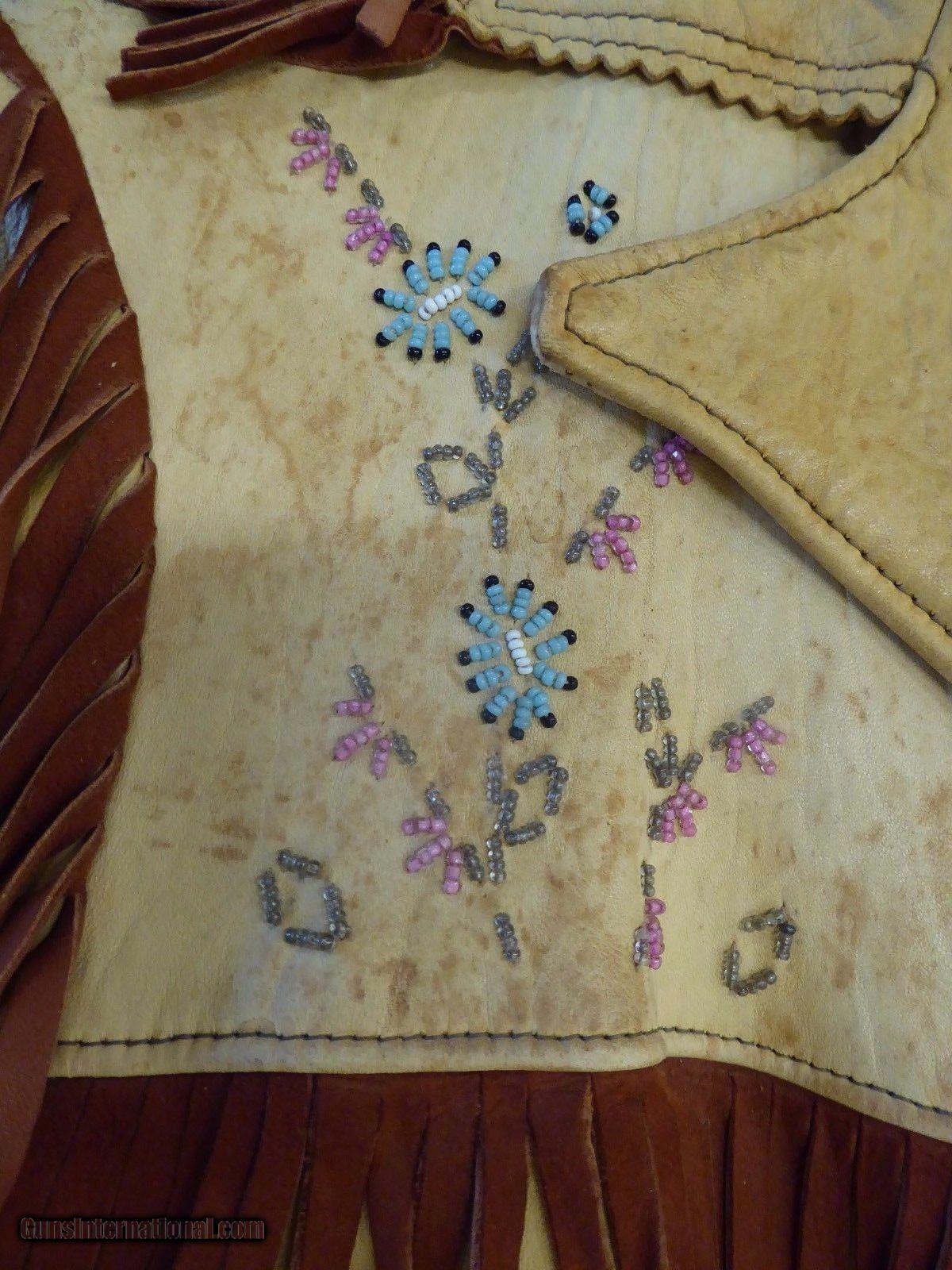 Vintage-Western-Buckskin-Jacket-Ladies-Fringe-Beaded Vintage-Western ...