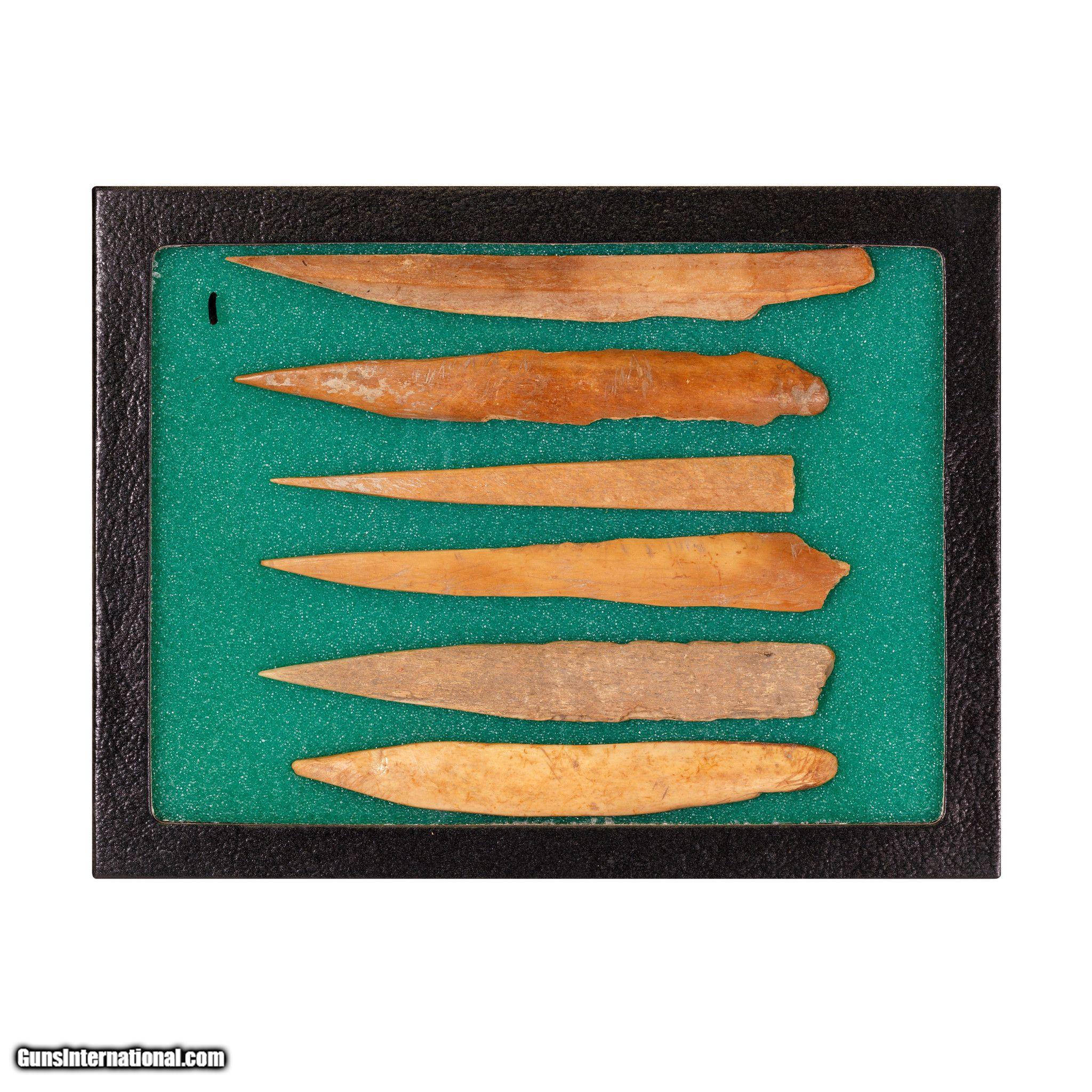 Prehistoric Splinter Bone Awls Set of 6