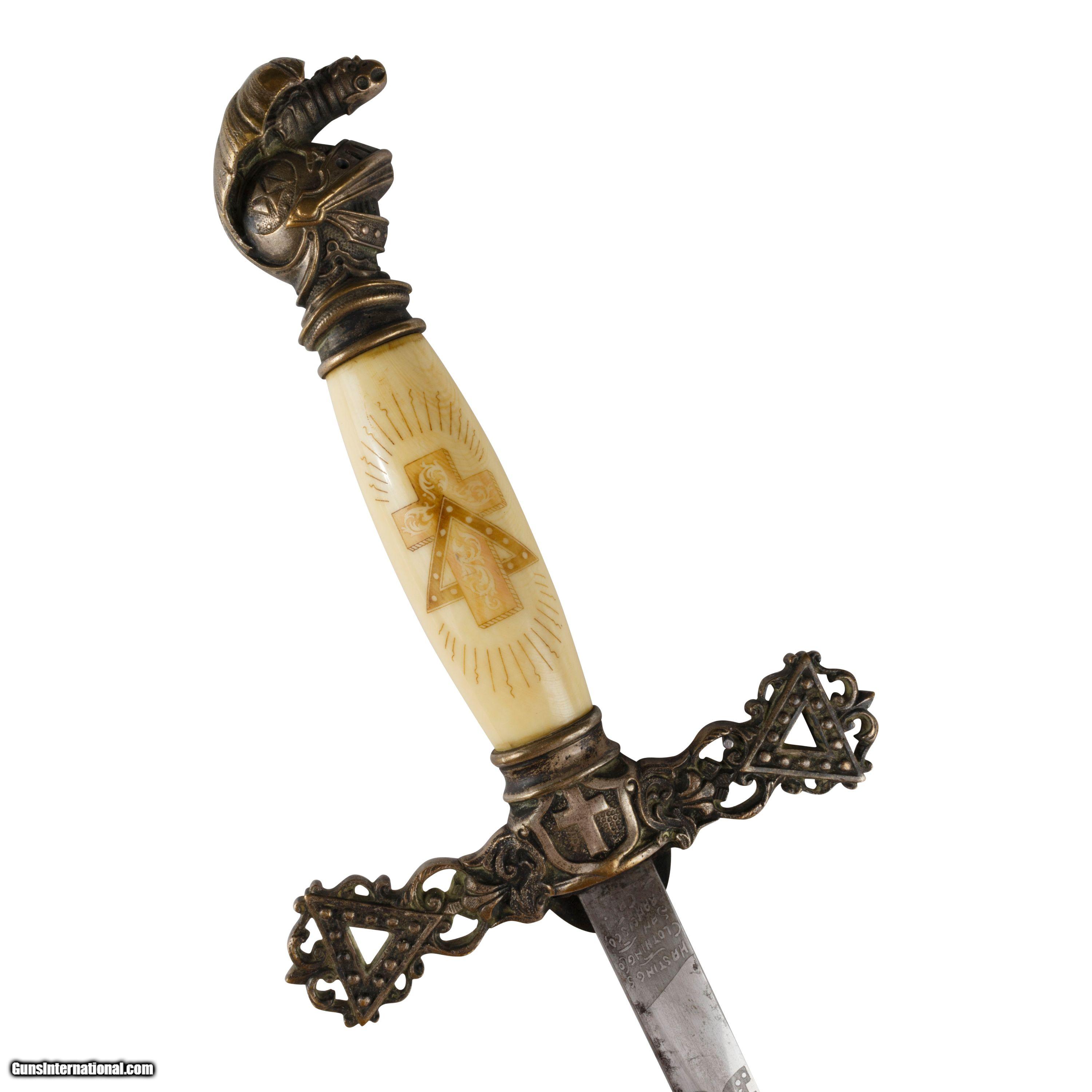 Masonic Commander Sword
