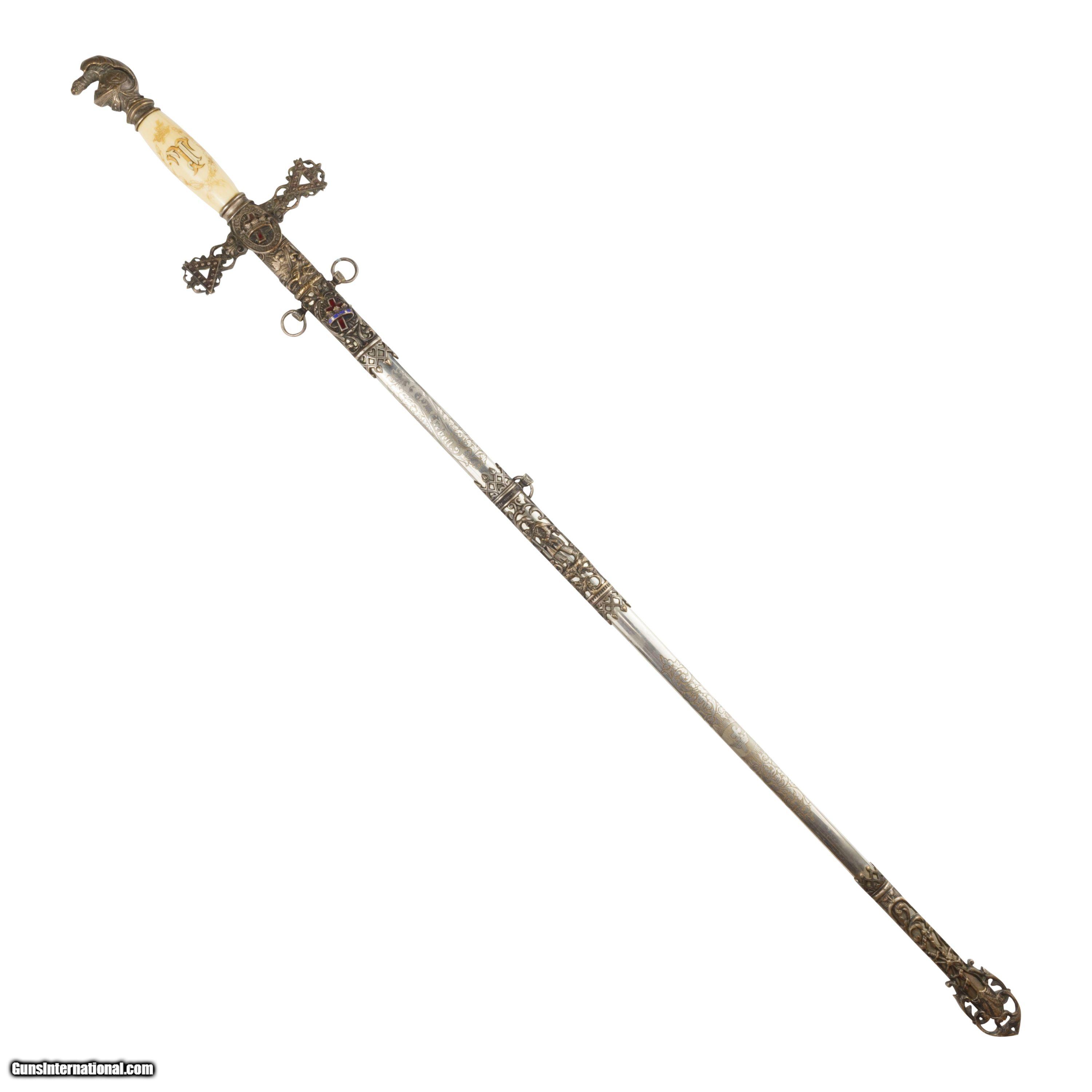 Masonic Commander Sword
