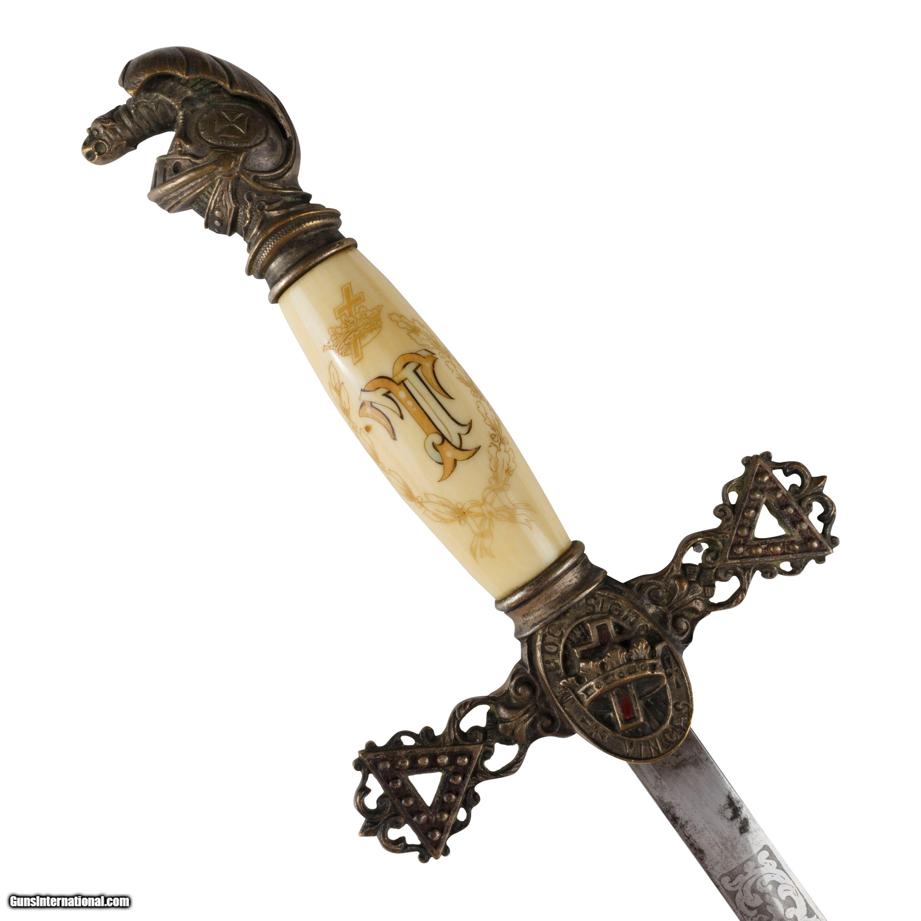 Masonic Commander Sword