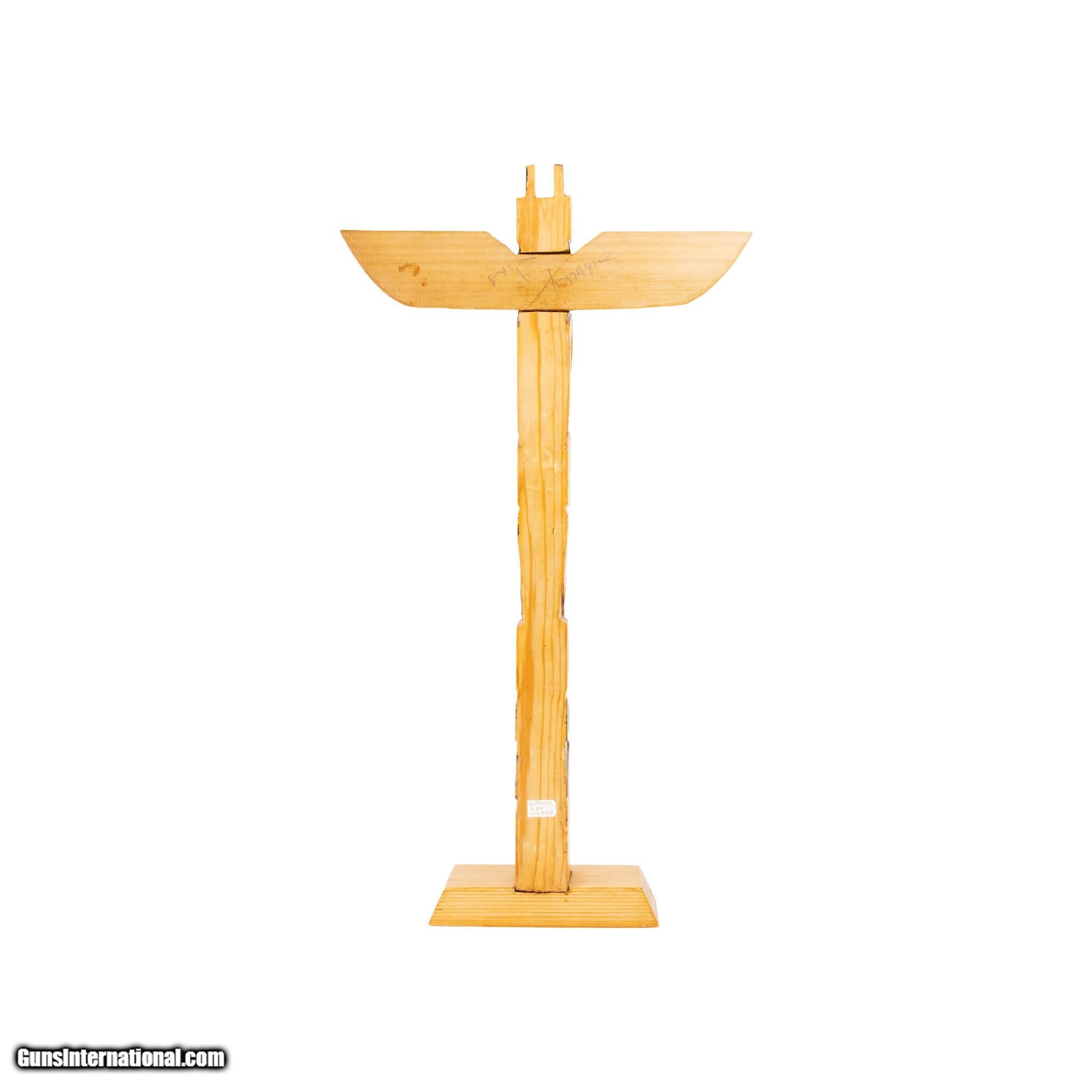 Northwest Coast Winged Cedar Totem