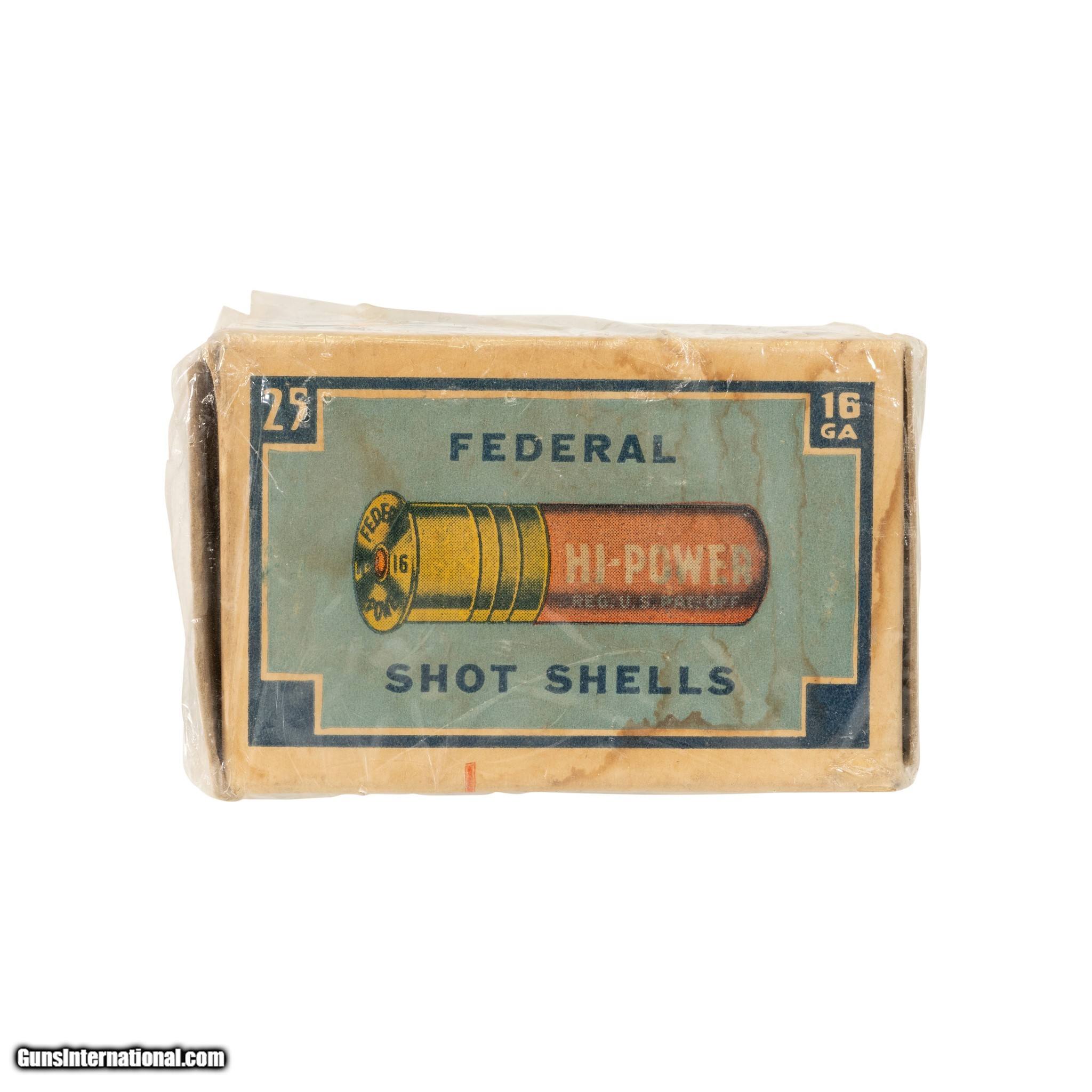 Federal Cartridge Corp Hi-Power Shot Shells 16 Gauge