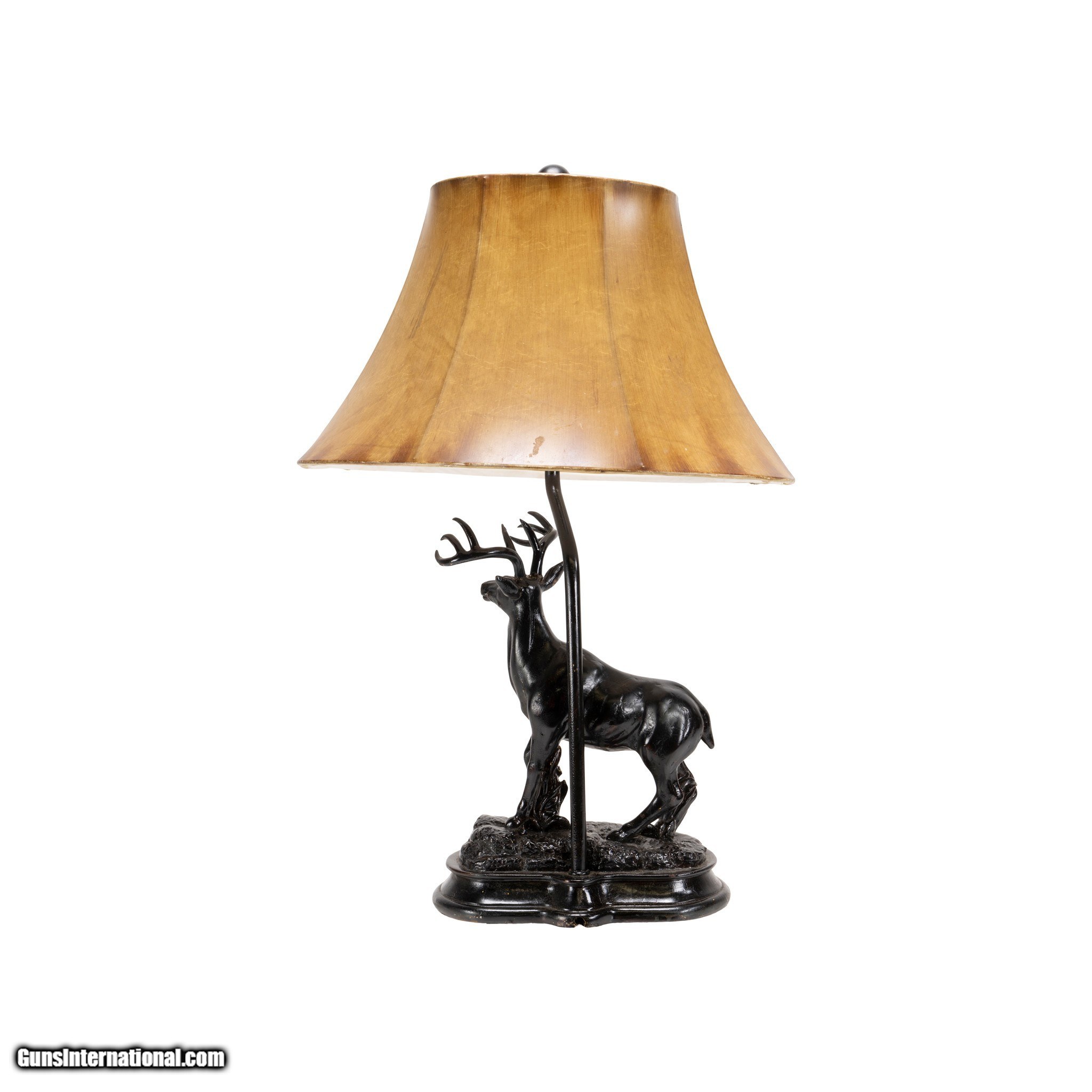 Stag Lamp with Original Shade