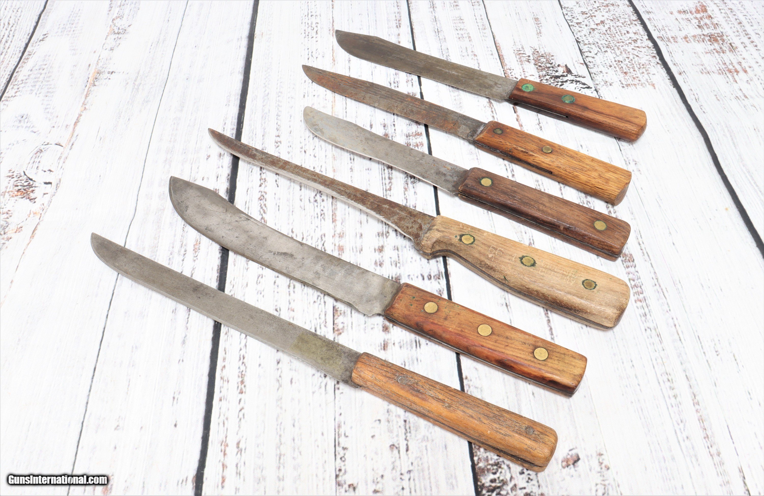 Six Vintage Knives for sale