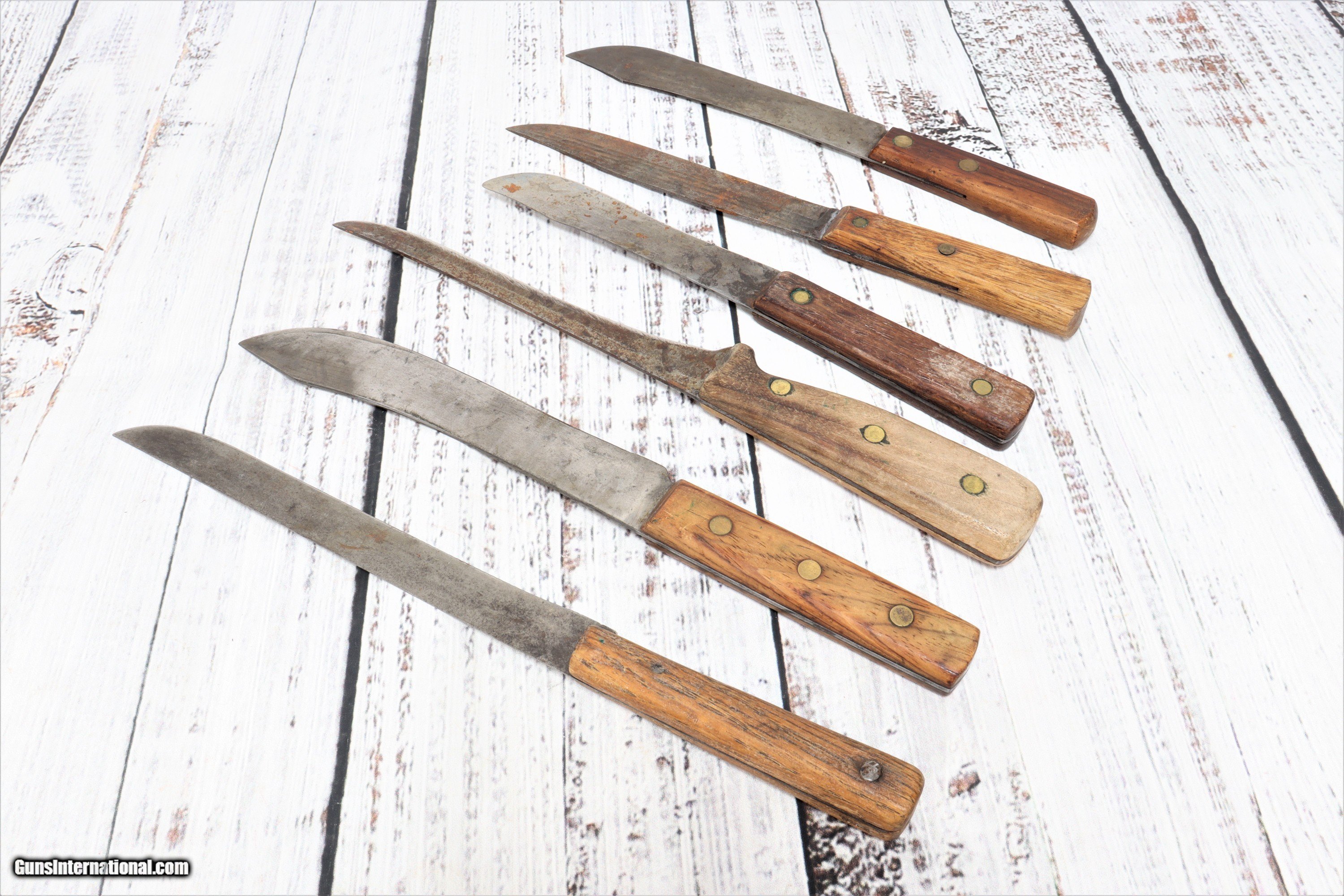 Six Vintage Knives for sale
