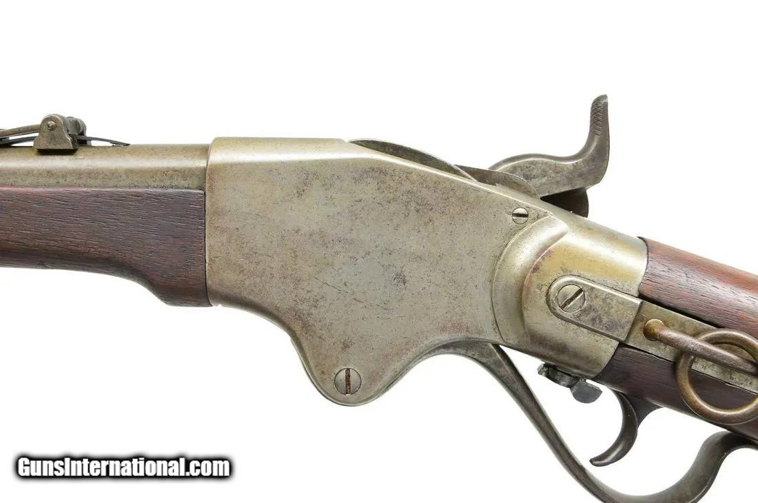 REMARKABLE CIVIL WAR SPENCER LEVER ACTION CAVALRY CARBINE