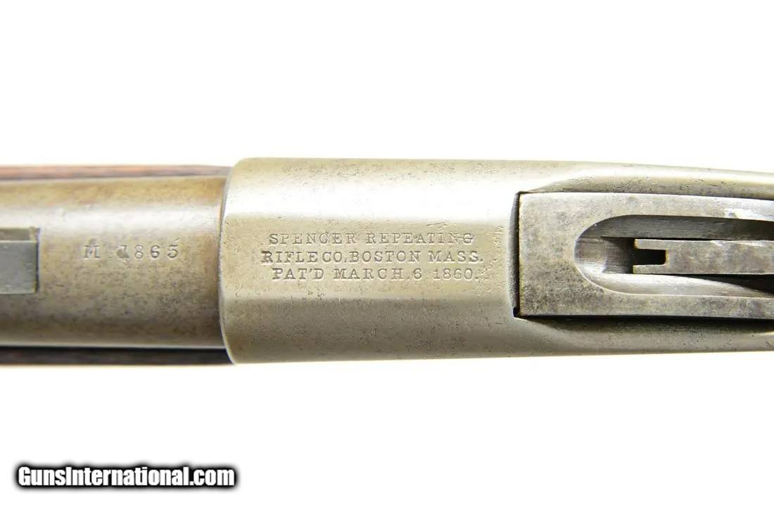 REMARKABLE CIVIL WAR SPENCER LEVER ACTION CAVALRY CARBINE