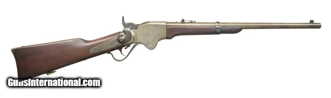 REMARKABLE CIVIL WAR SPENCER LEVER ACTION CAVALRY CARBINE