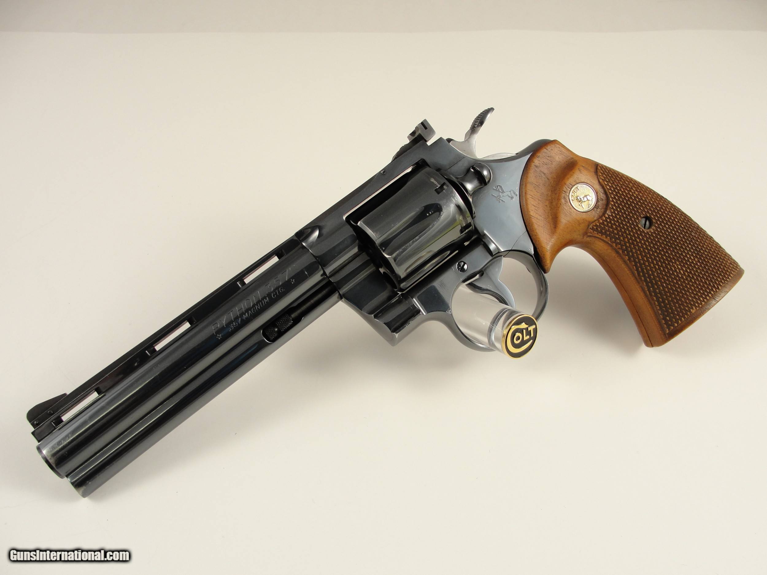 4-DIGIT 1959 Colt Python Royal Blue .357 Factory Letter