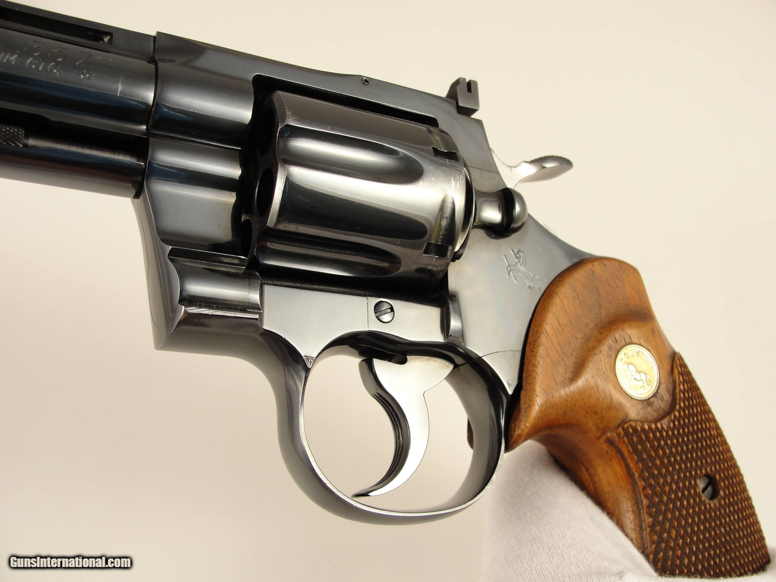 4-DIGIT 1959 Colt Python Royal Blue .357 Factory Letter