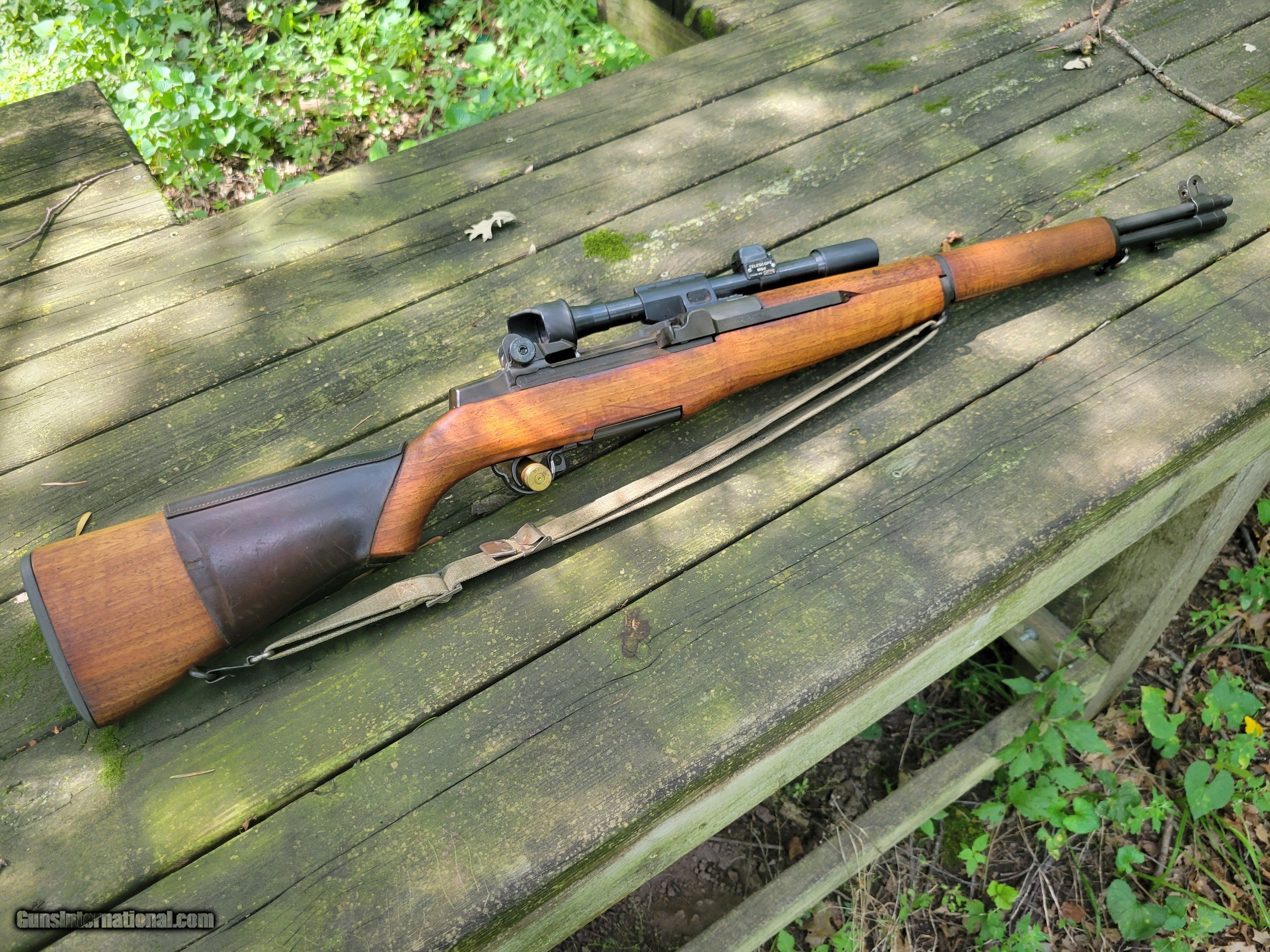 Scarce Breda Tipo 2 M1D Sniper Italian M1 Garand 7.62 Nato w/Transit Chest