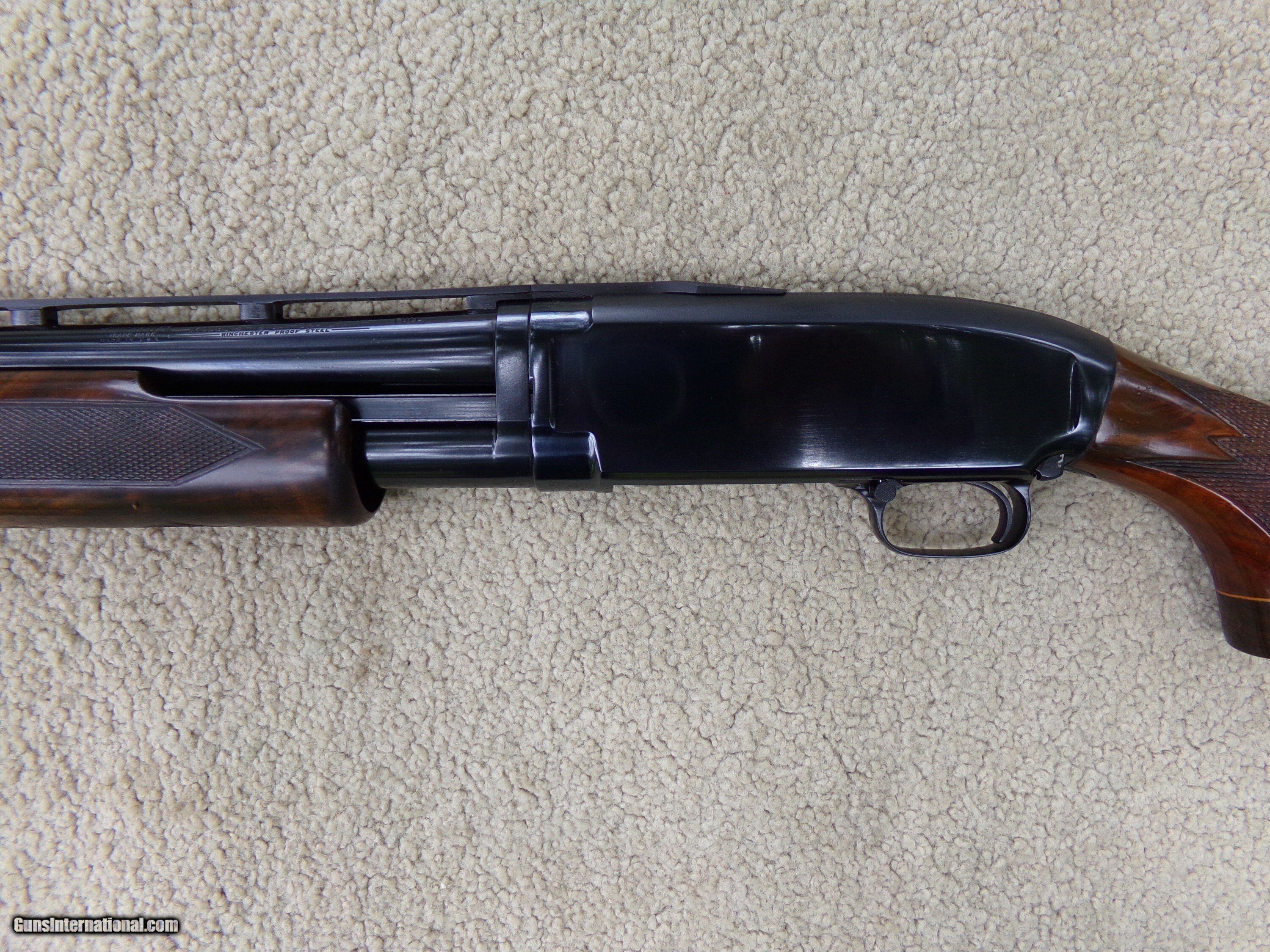 winchester model 12 trap pigeon grade Anton wood for sale