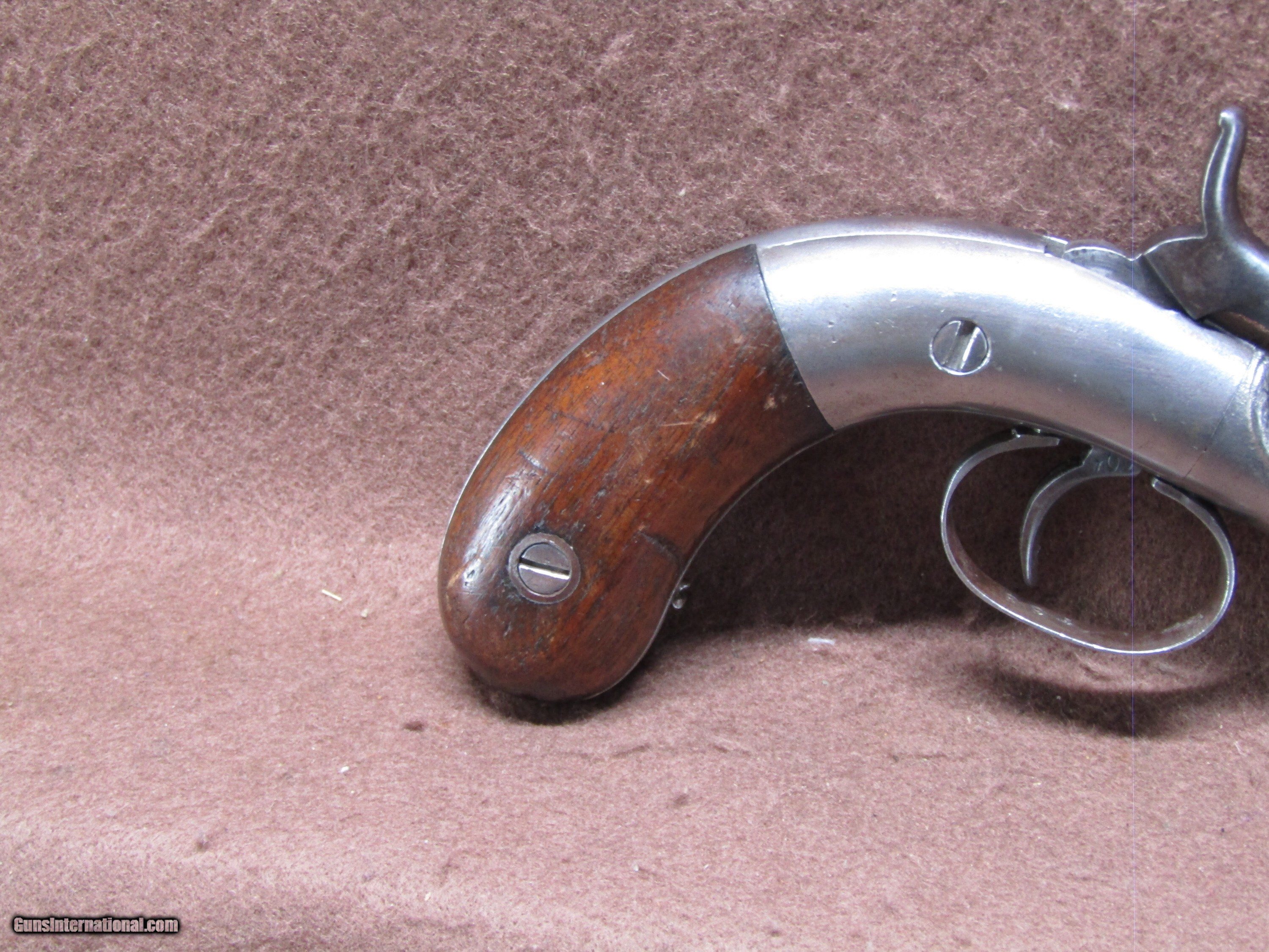 Antique Allen & Thurber 36 Cal Percussion Boot Pistol 3.5" Octagon to ...