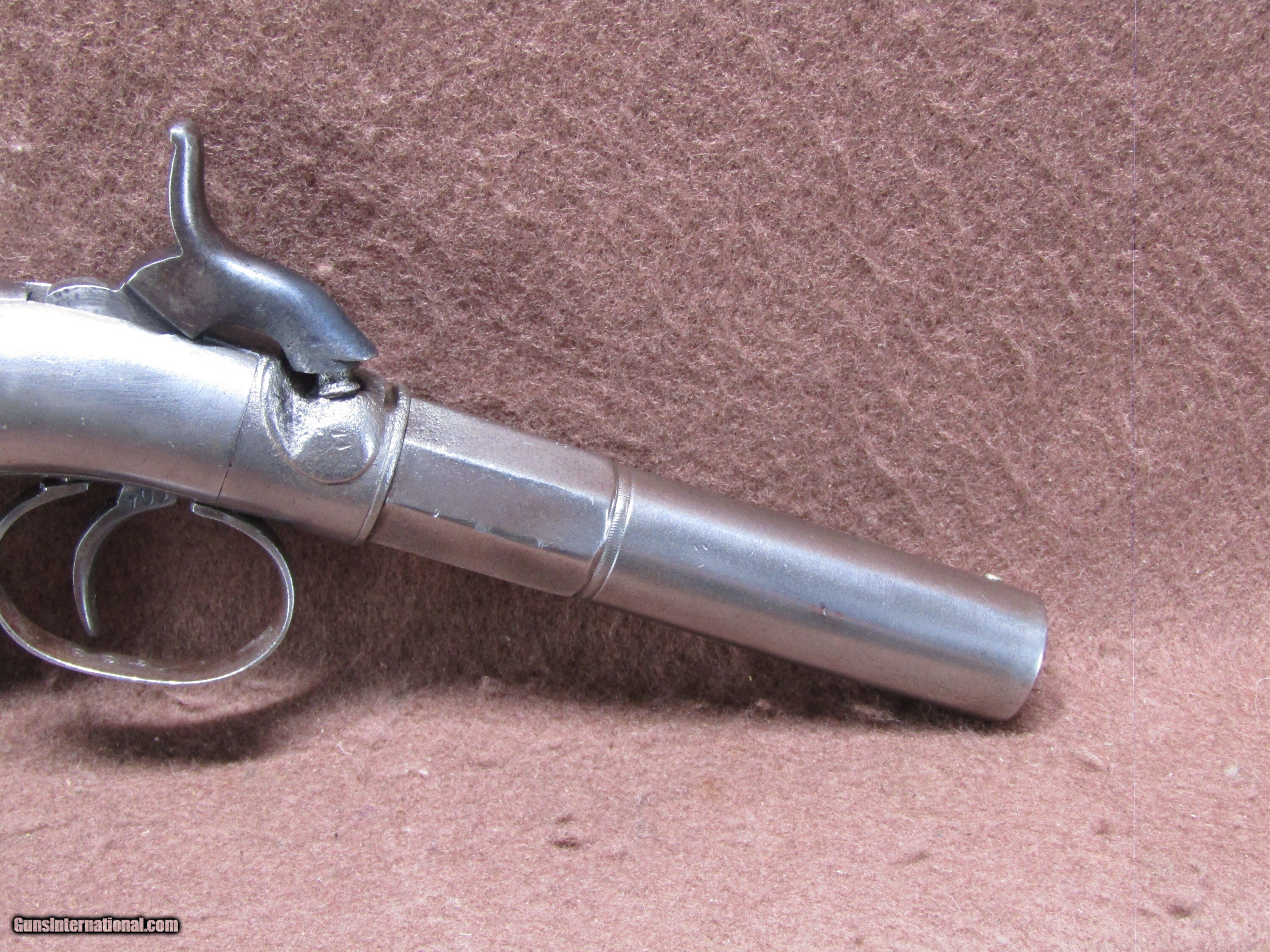 Antique Allen & Thurber 36 Cal Percussion Boot Pistol 3.5" Octagon to ...