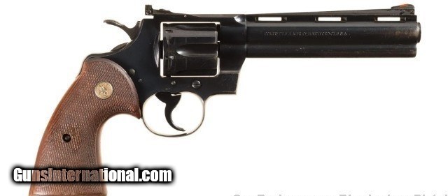 Colt Python 6" 357 Blue 1958 S/N: 6106 Walnut
