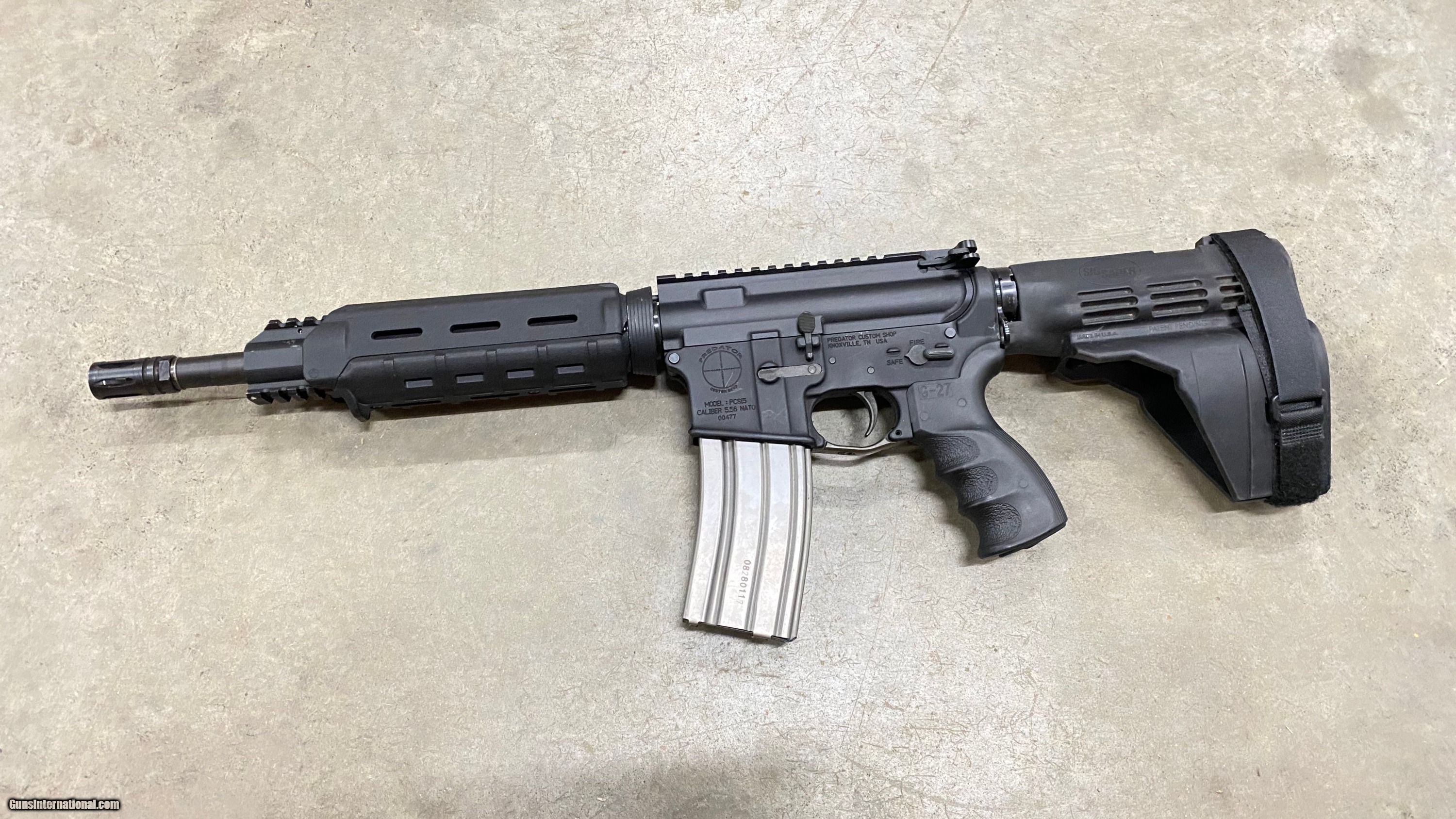 Predator Arms PCS-15 5.56 NATO 10.5" used