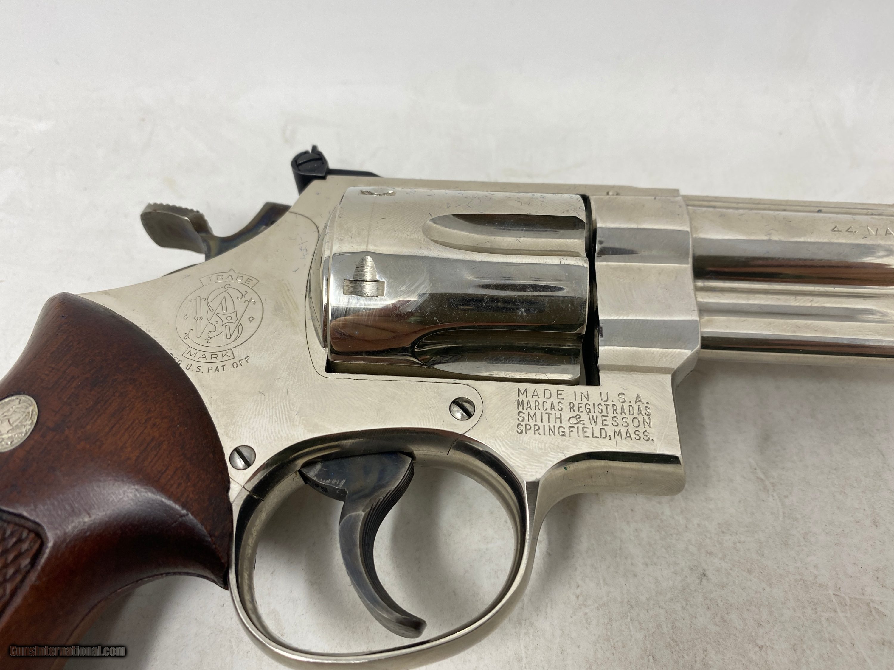 Smith & Wesson Model 29-2 Nickel .44 Magnum revolver