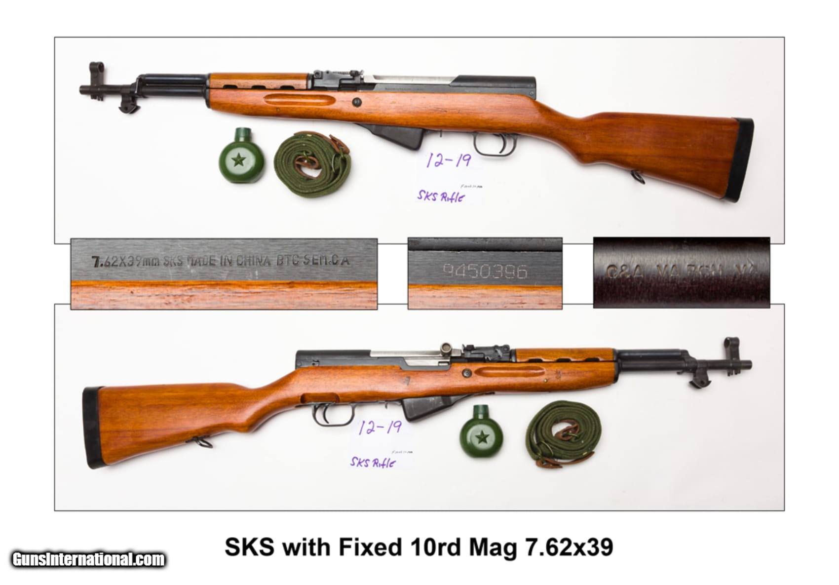 SKS with Fixed 10rd Mag 7.62x39