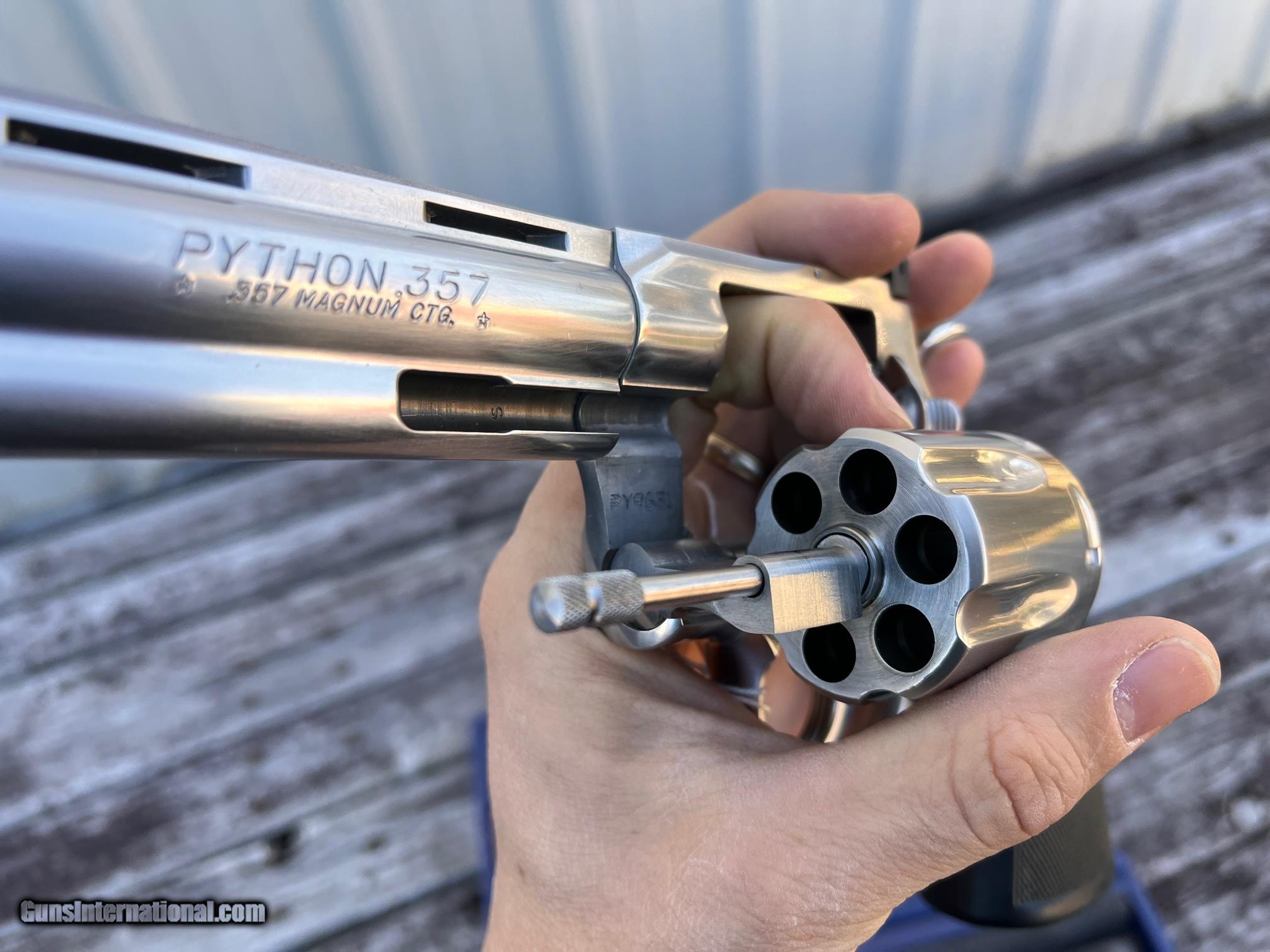 Colt Python 357 Magnum Stainless 6" 1994