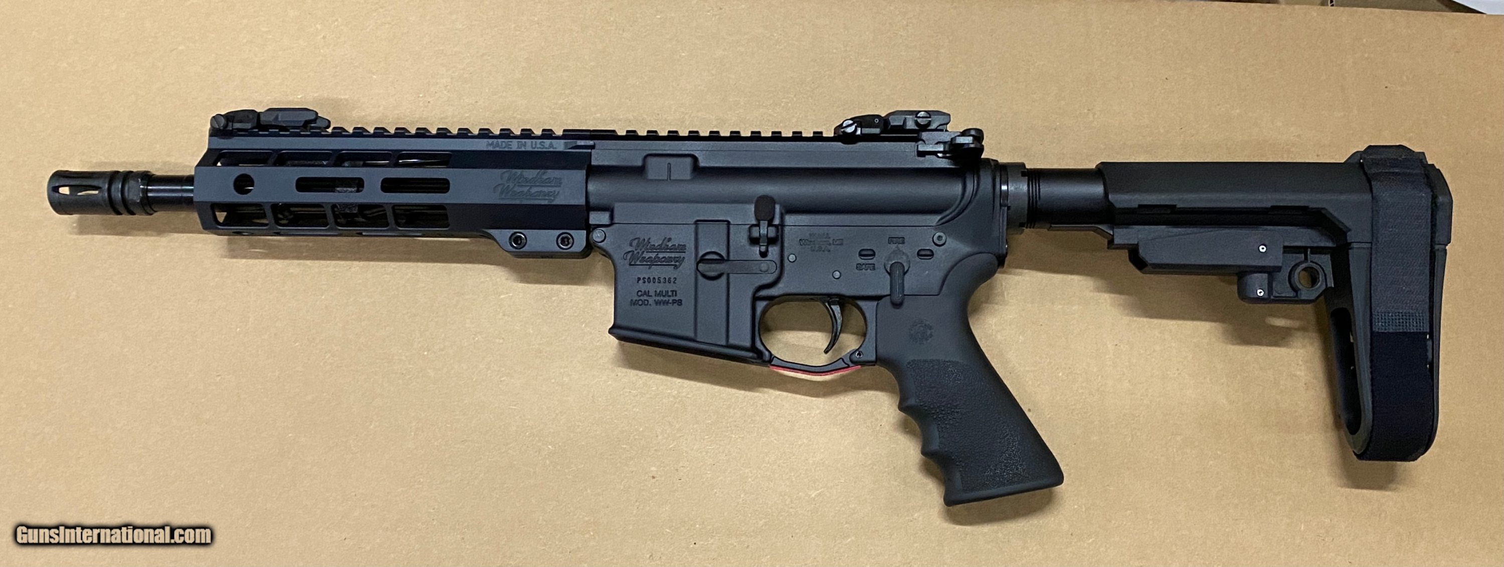 Windham Weaponry 556 Nato 9" Barrel MLok SBA3 Brace RP9SFS7