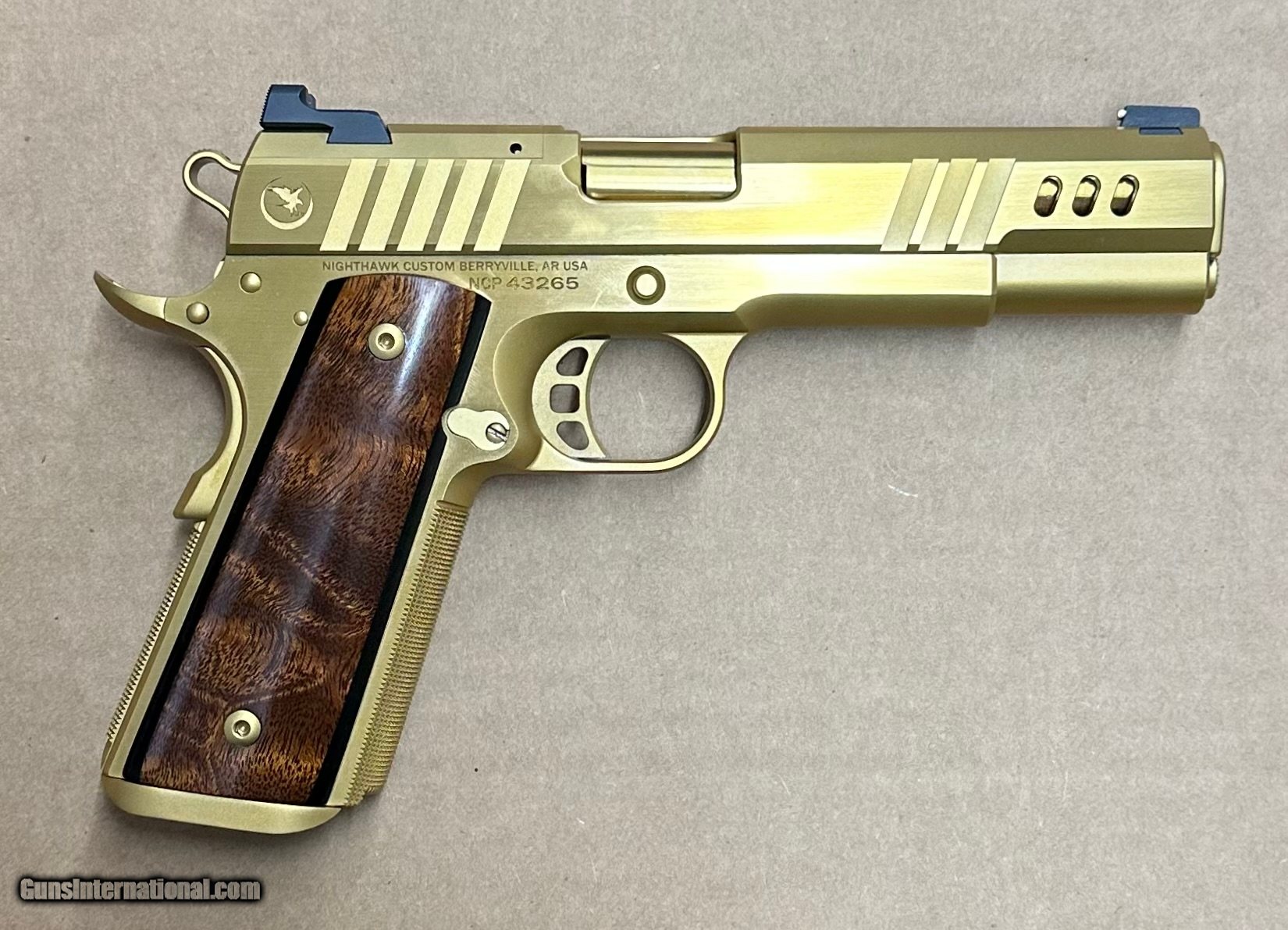 Nighthawk Boardroom El Presidente 38 Super Gold IOS Colt 1911 Heritage