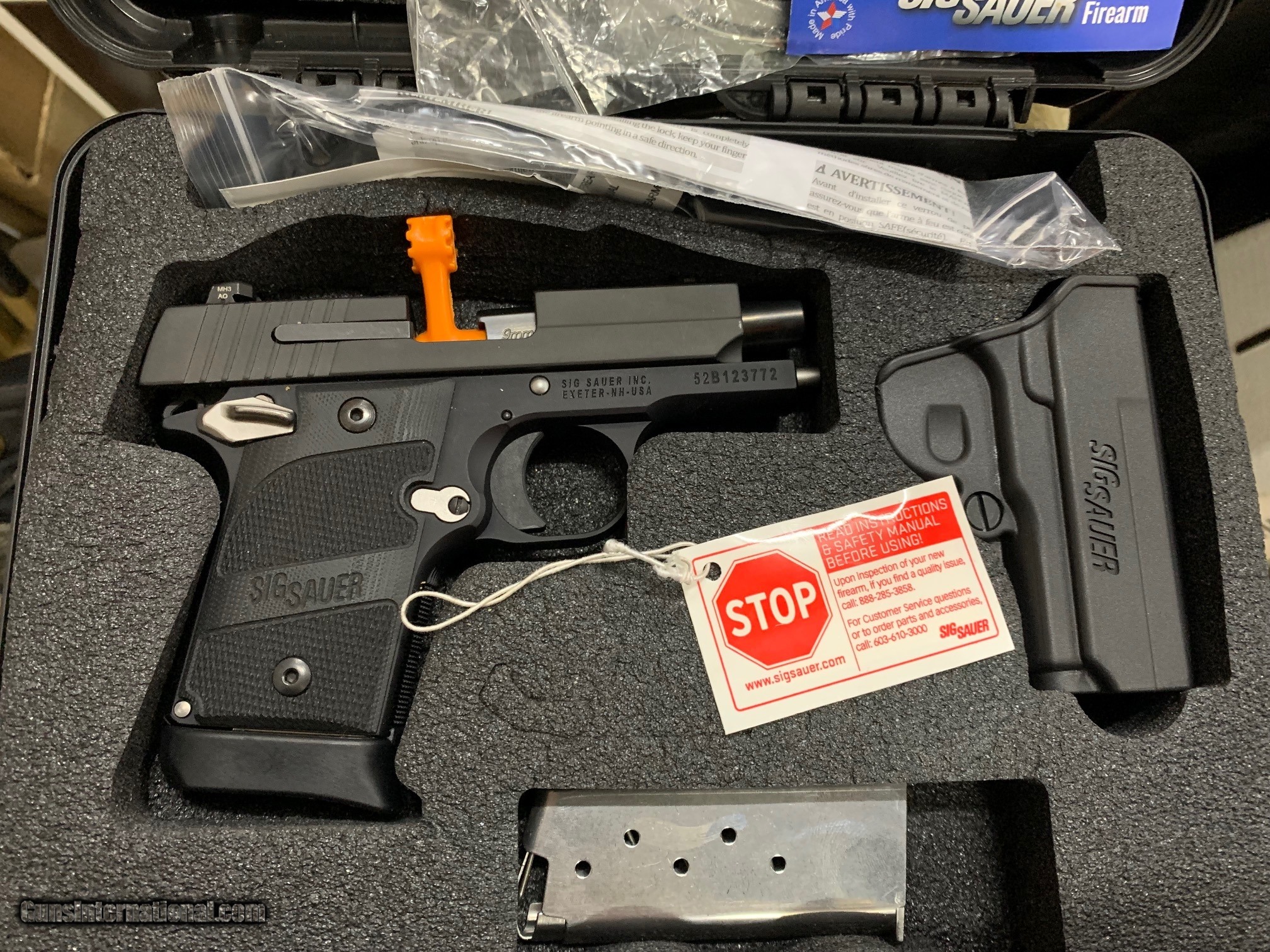 Used Sig Sauer P938 9mm Nightmare SAO 938-9-NMR-AMBI