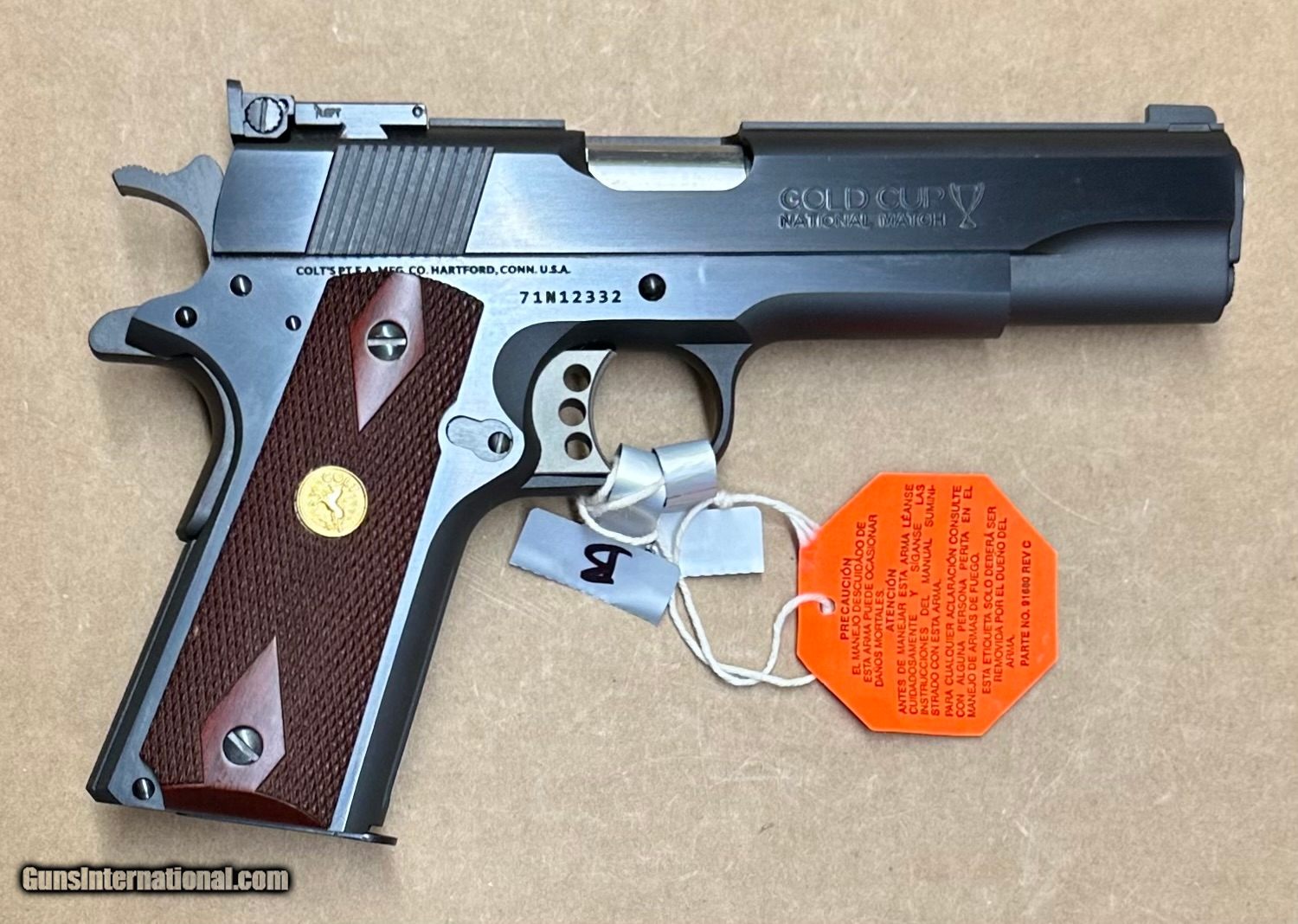 Blem Colt Gold Cup National Match 1911 45 ACP ZO5870A1