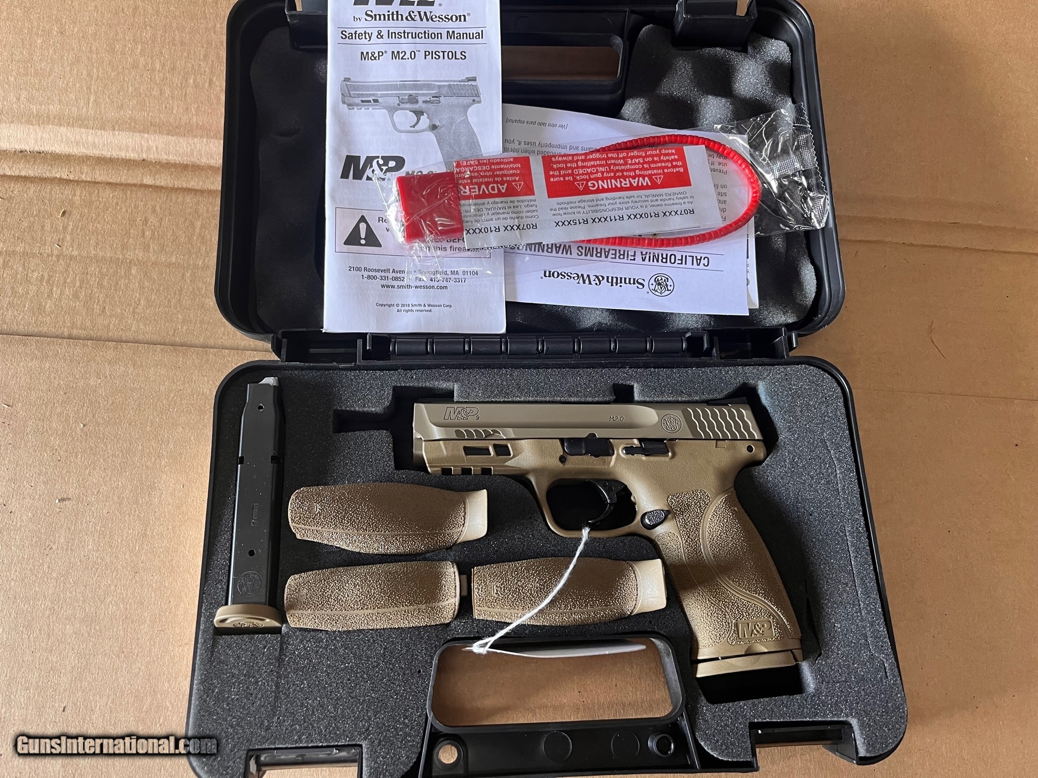 Smith & Wesson M&P 2.0 9mm 4.25" 17r FDE Truglo USED 11767