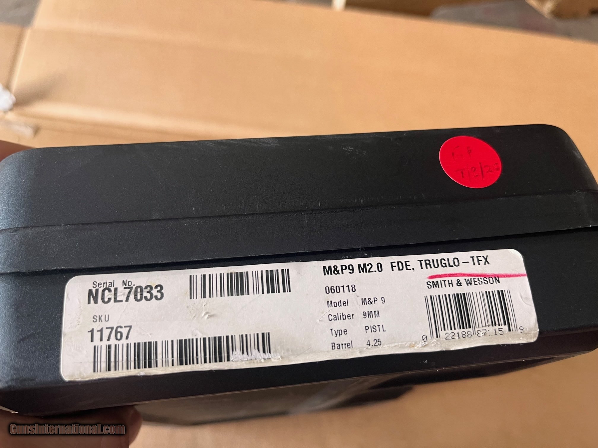 Smith & Wesson M&P 2.0 9mm 4.25" 17r FDE Truglo USED 11767