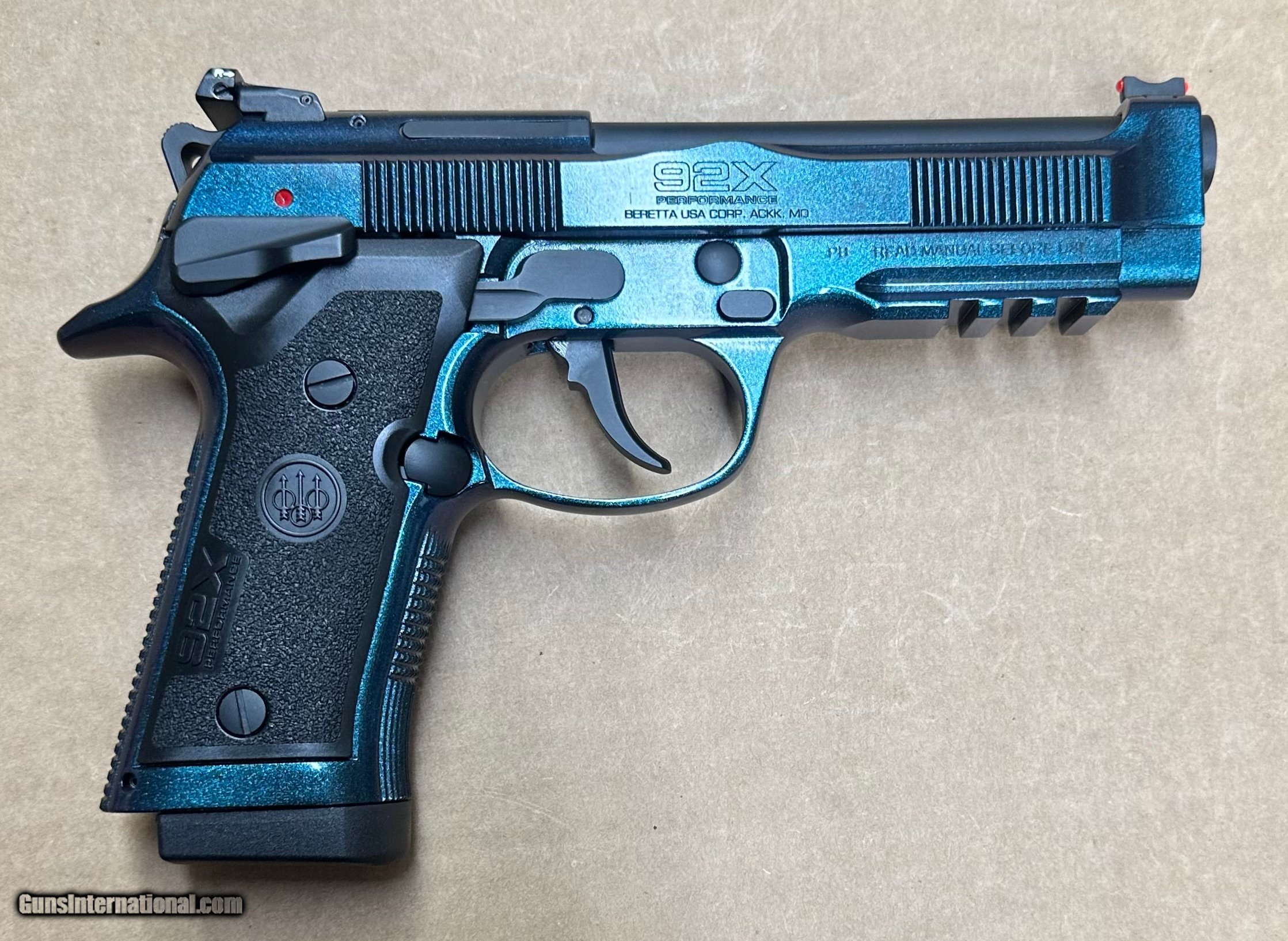 Wilson Combat Beretta 92X Performance 9mm Typhoon Finish Action Tune