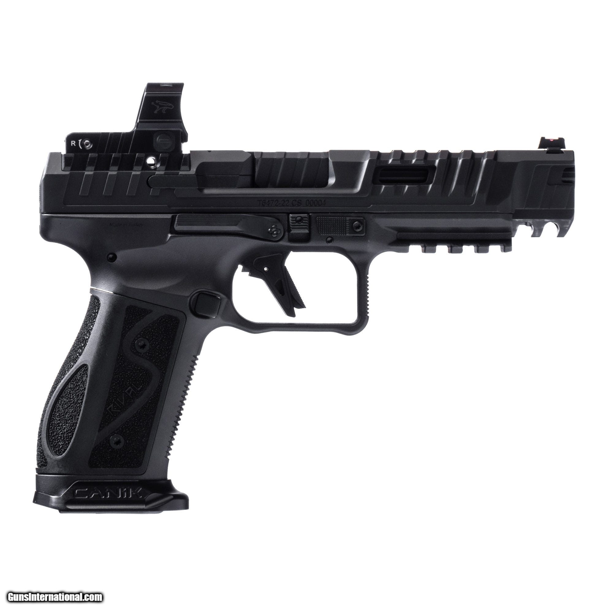 Canik SFX Rival-S Darkside 9mm 5" Barrel W/ M02 Red Dot HG7607-N