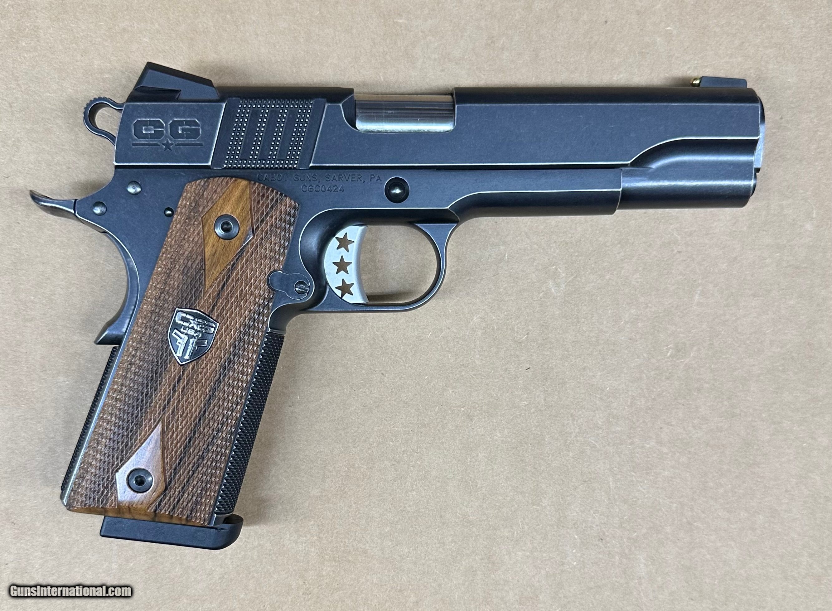 Used Cabot Guns Vintage Classic 1911 45 ACP Distressed Finish 5" Barrel