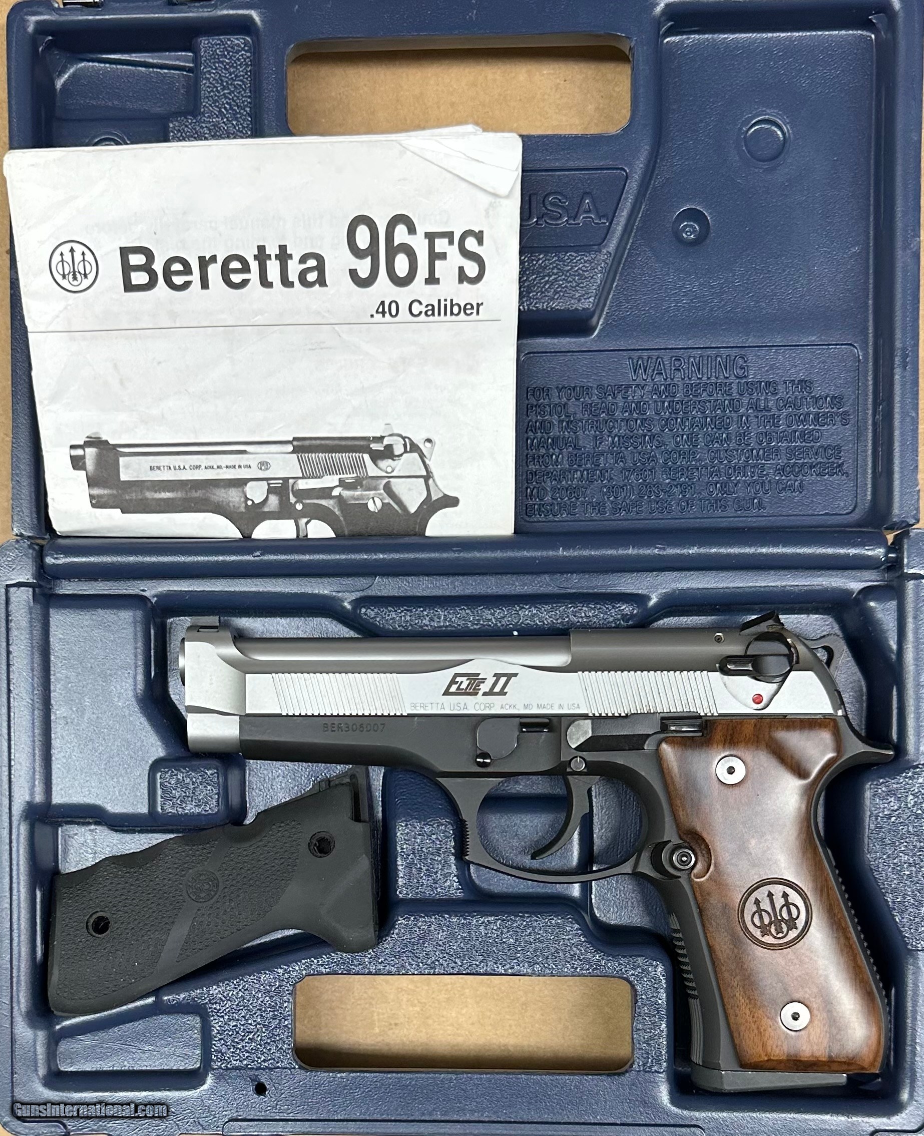 Used Beretta 92G Brigadier Elite II 9mm Stainless 92 G Model