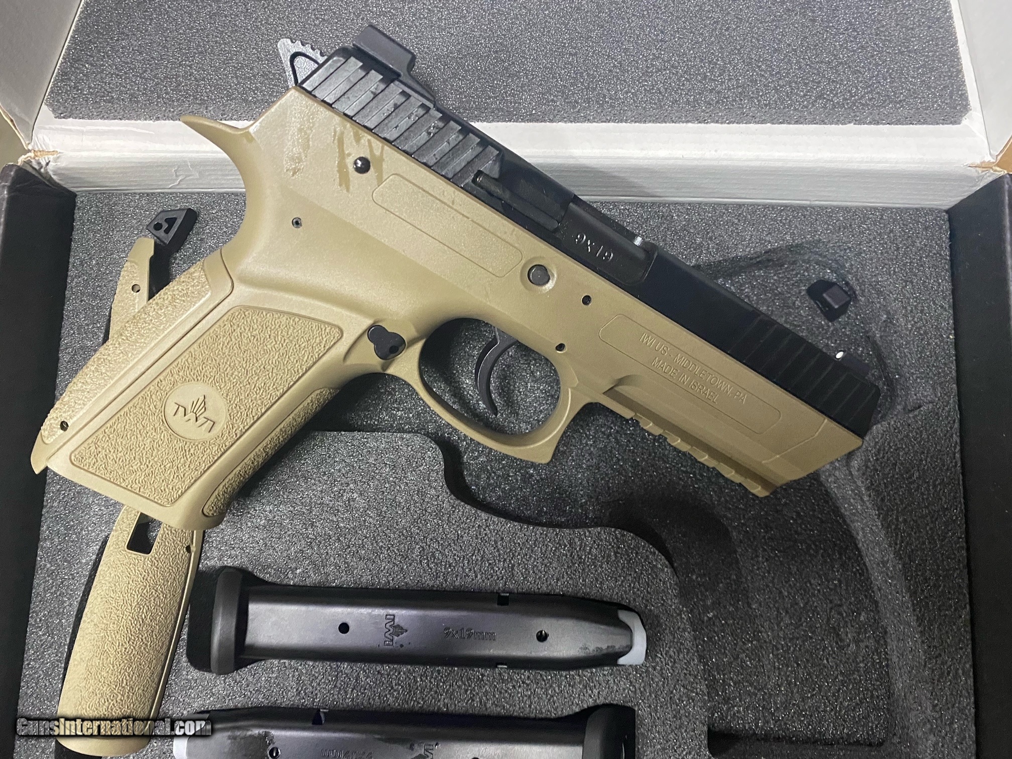 IWI Jericho 941 9MM 17 Round Capacity FDE J941PL9FD-II