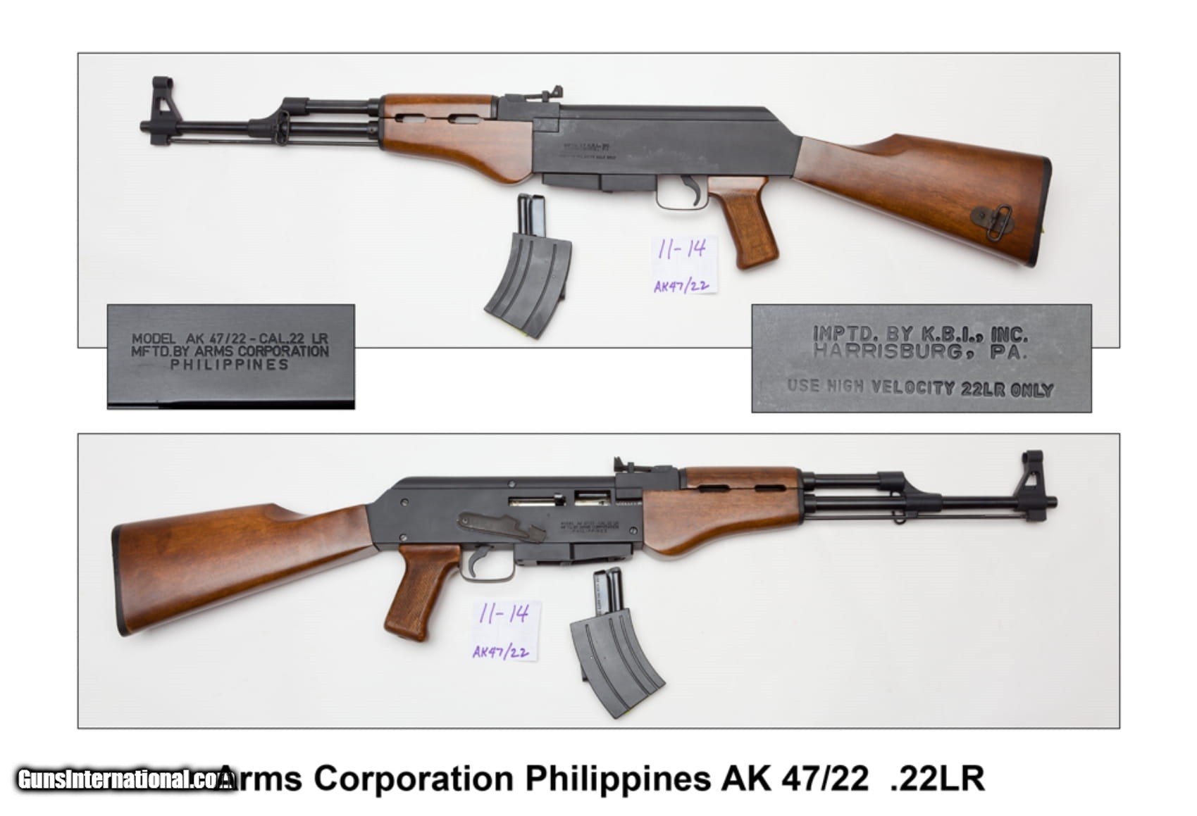 Arms Corporation Phillippines AK 47/22 .22LR