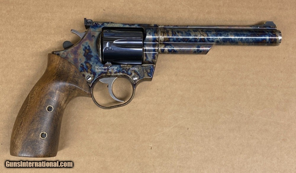 Korth Vintage Limited Edition 357 Mag Full Case Hardened Colored Night Hawk