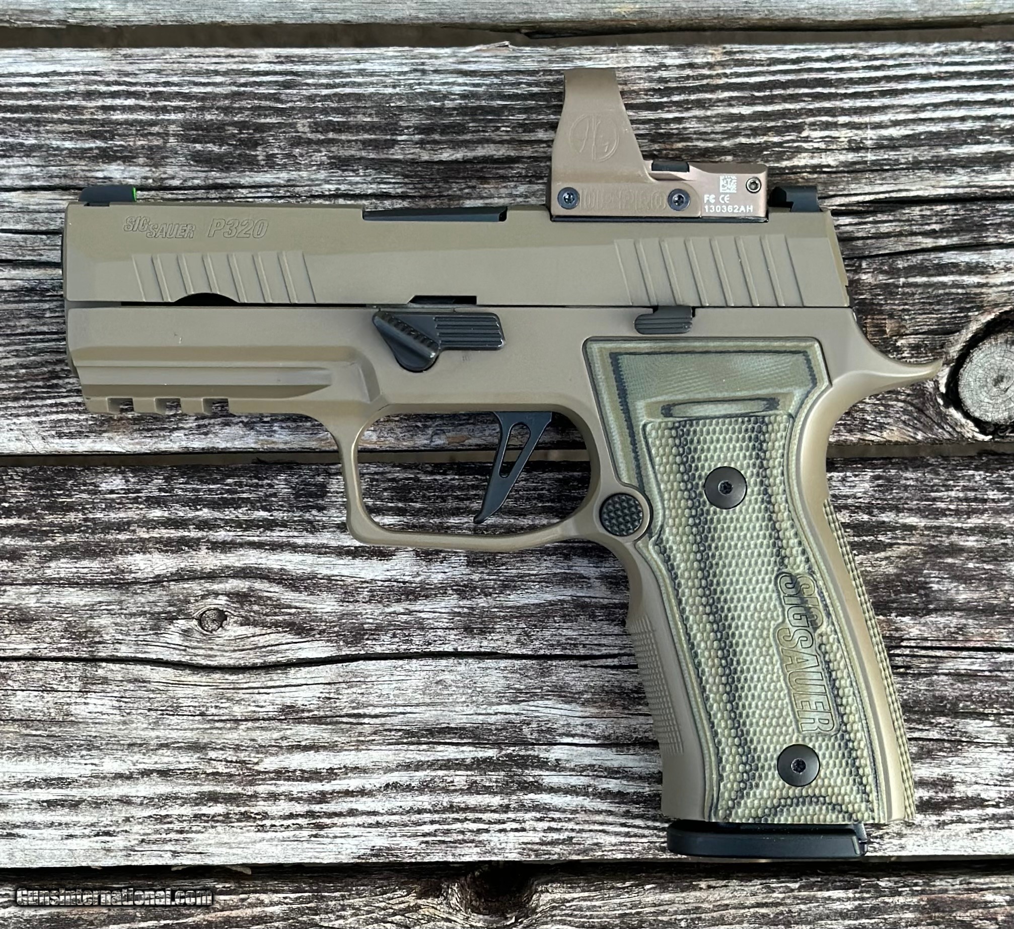 Pre Owned Sig Sauer 320 Scorpion FDE 9mm AXG Grip 320AXGCA-9-CW-SCPN-R2