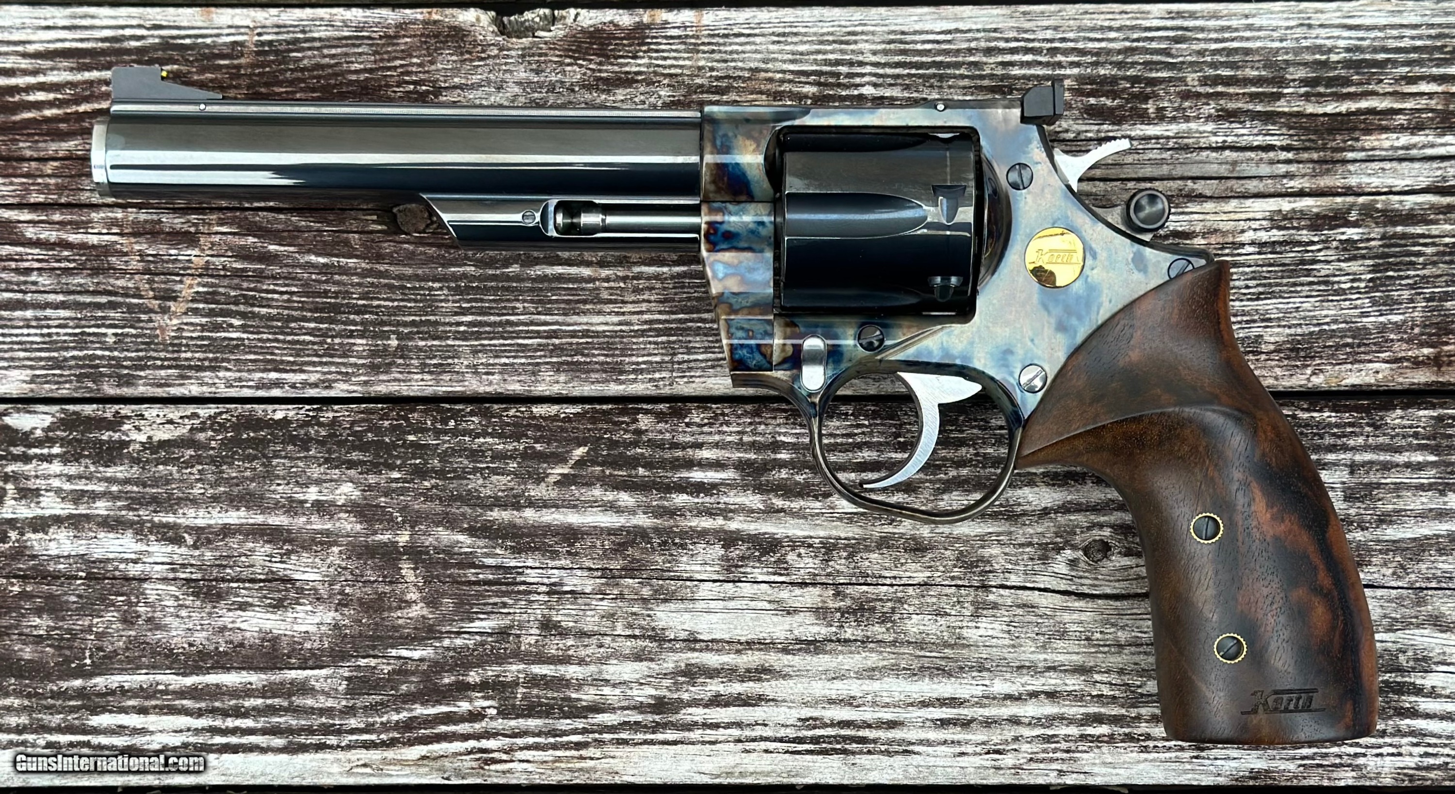 Nighthawk Korth Vintage 357 Mag Case Hardened Colored 6" Blued Barrel 0414