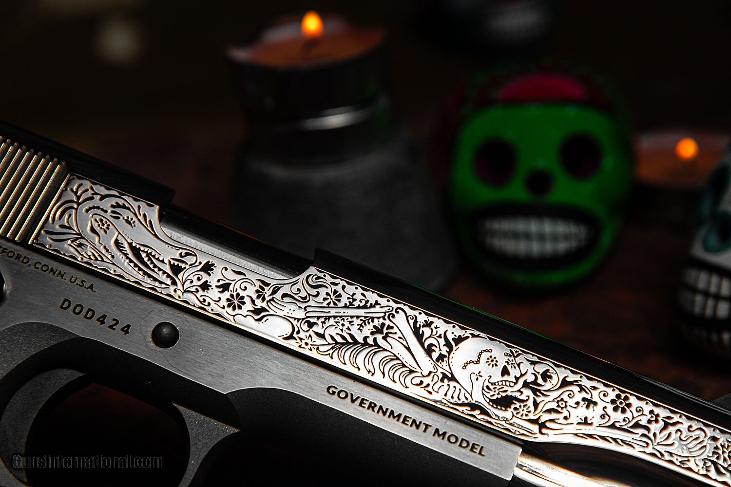 Colt 1911 Mexican Heritage Day Of The Dead 38 Super O1911C-SS38-DOD