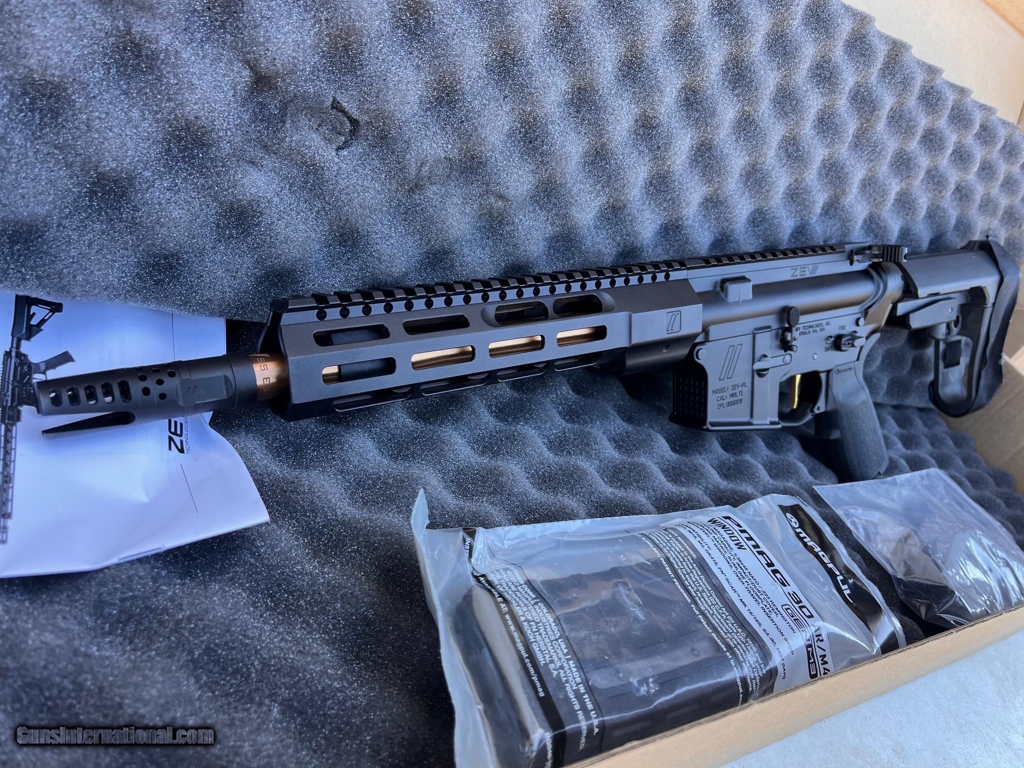 Used ZEV Technologies AR-15 Core Elite 223/5.56 AR15CE556105B